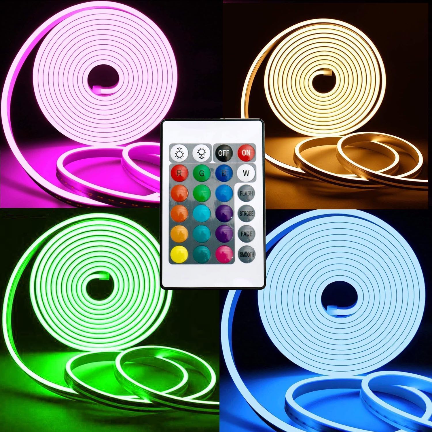 Buy ALILA Flickering Neon Rope Light For Indoor Outdoor Decoration ...