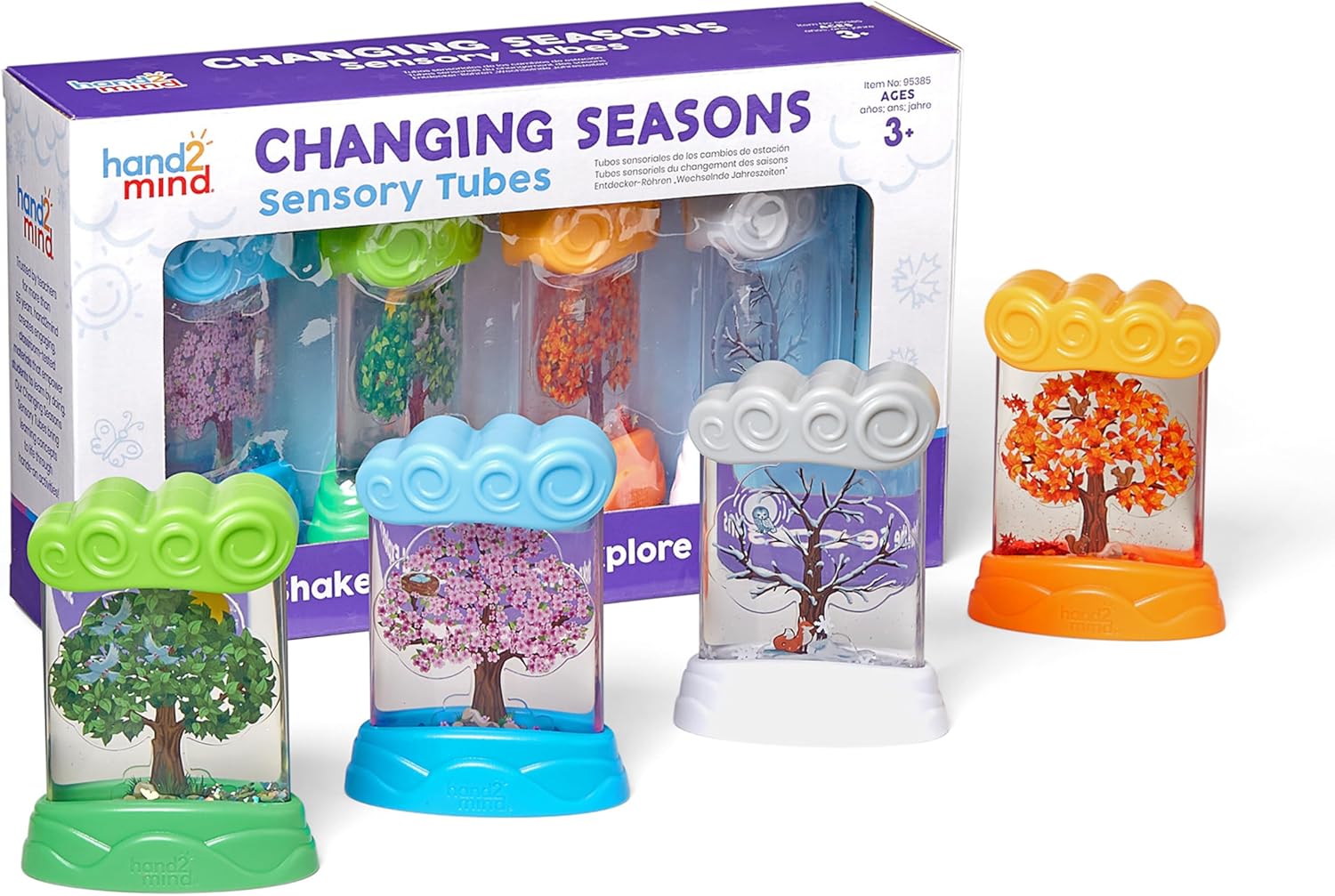 Amazon.com: hand2mind Changing Seasons Sensory Tubes, Sensory Fidget ...