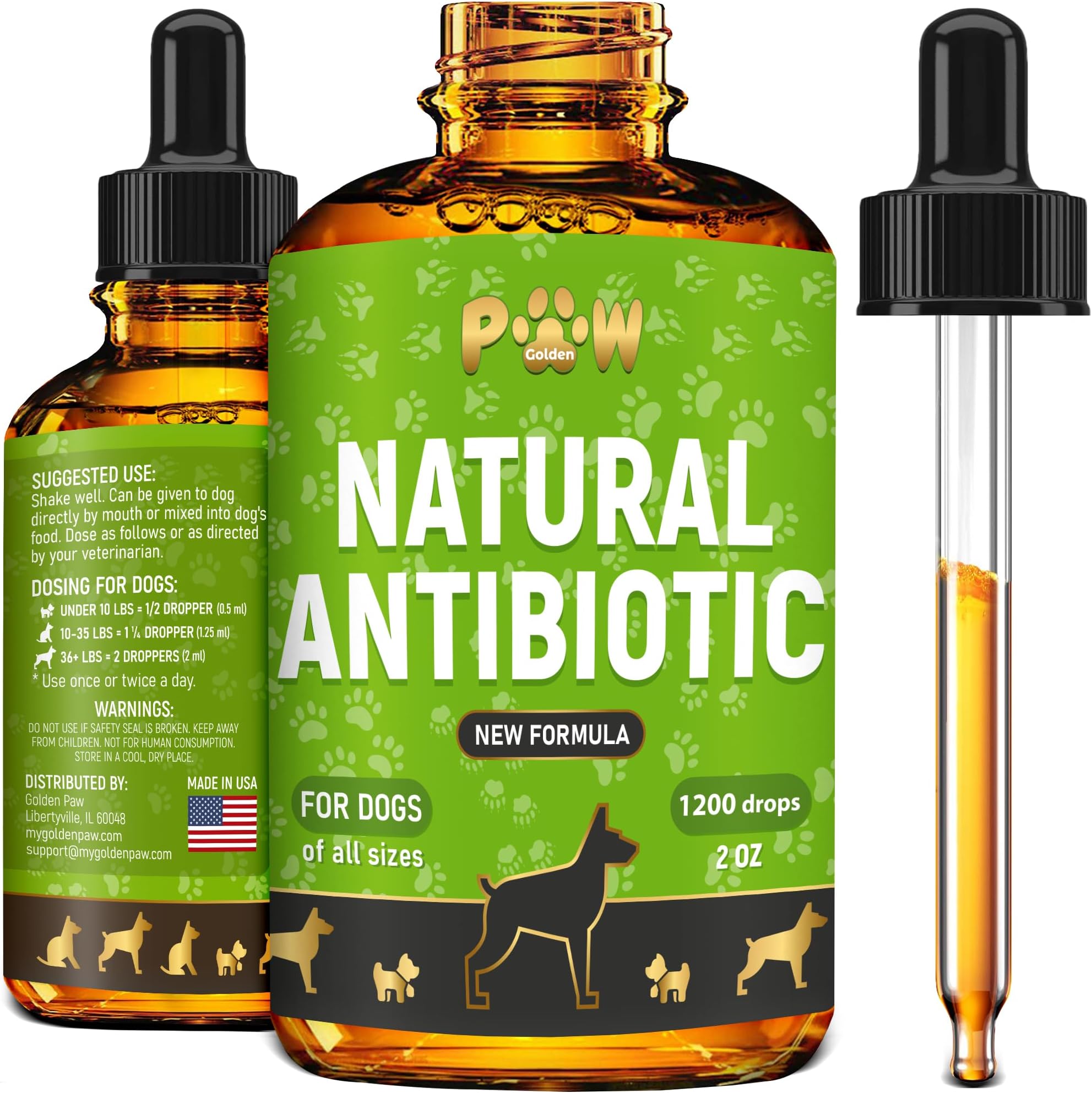 Amazon.com : Natural Dog Antibiotics | Antibiotics for Dogs | Helps ...