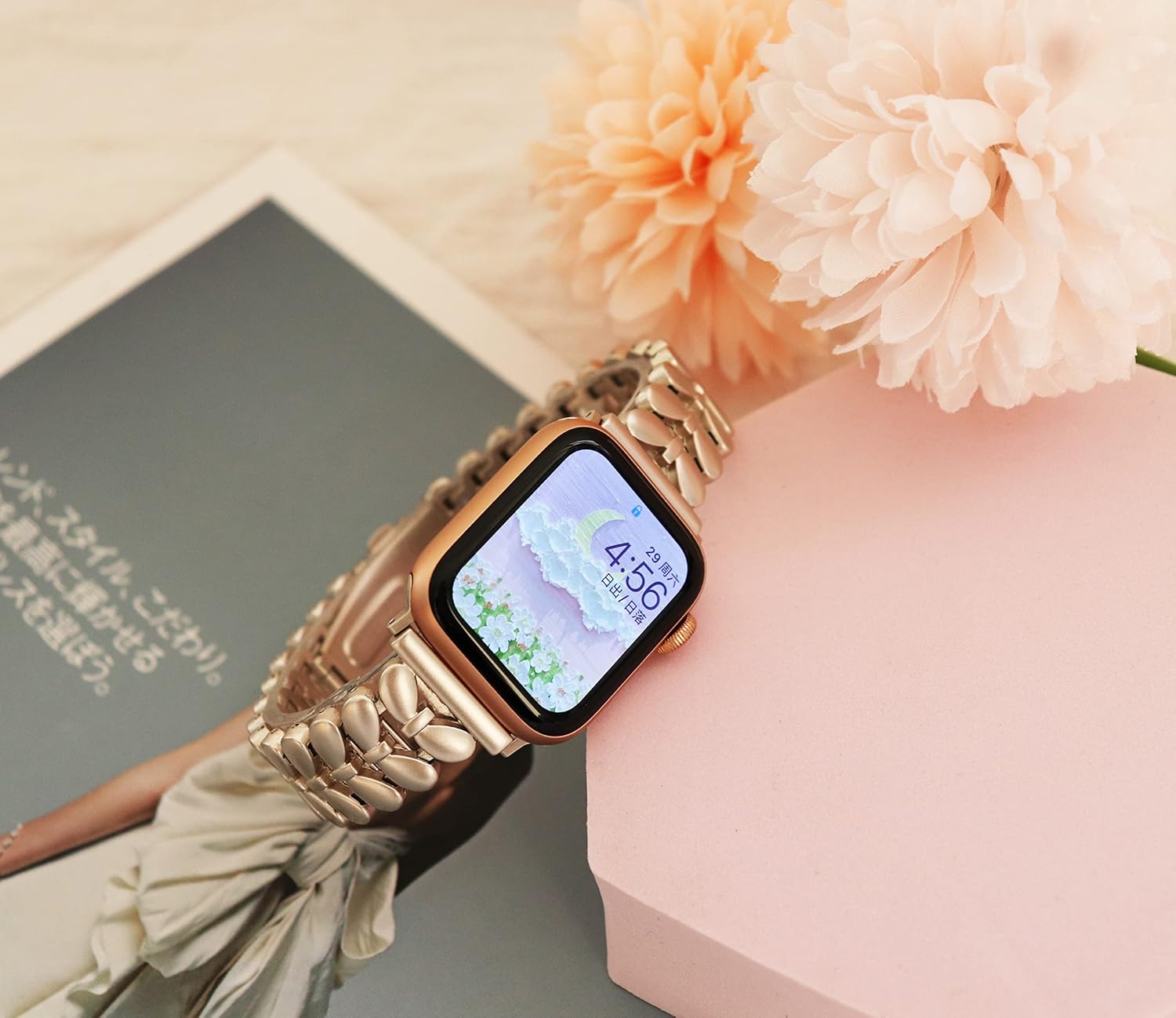 Kolgios 38/40/41mm 42/44/45/46mm Cool Women Chain Smartwatch Bands ...