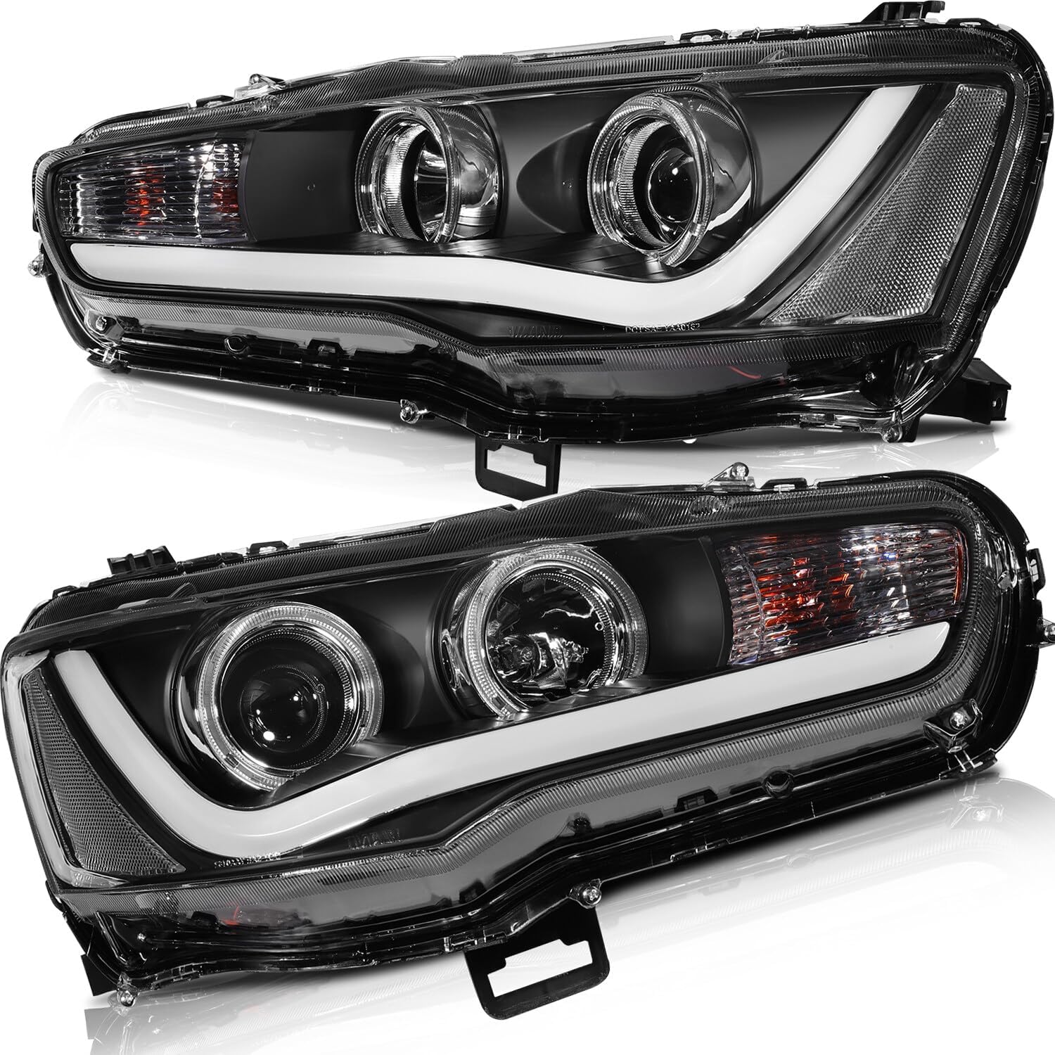 Amazon.com: ACANII - For [Halogen Model] 2008-2017 Lancer EVO X LED ...