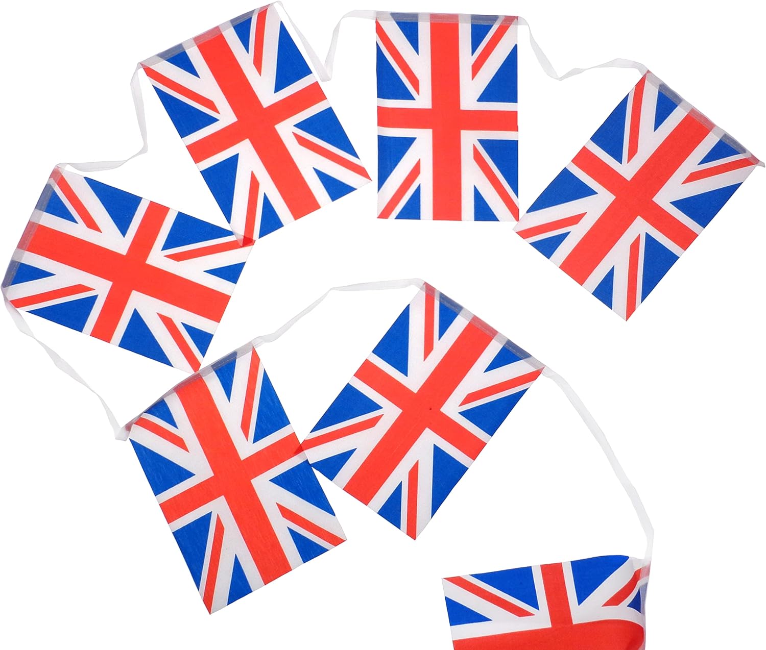 50 Ft Premium Reusable Union Jack Bunting Flags - Bunting Outdoor ...
