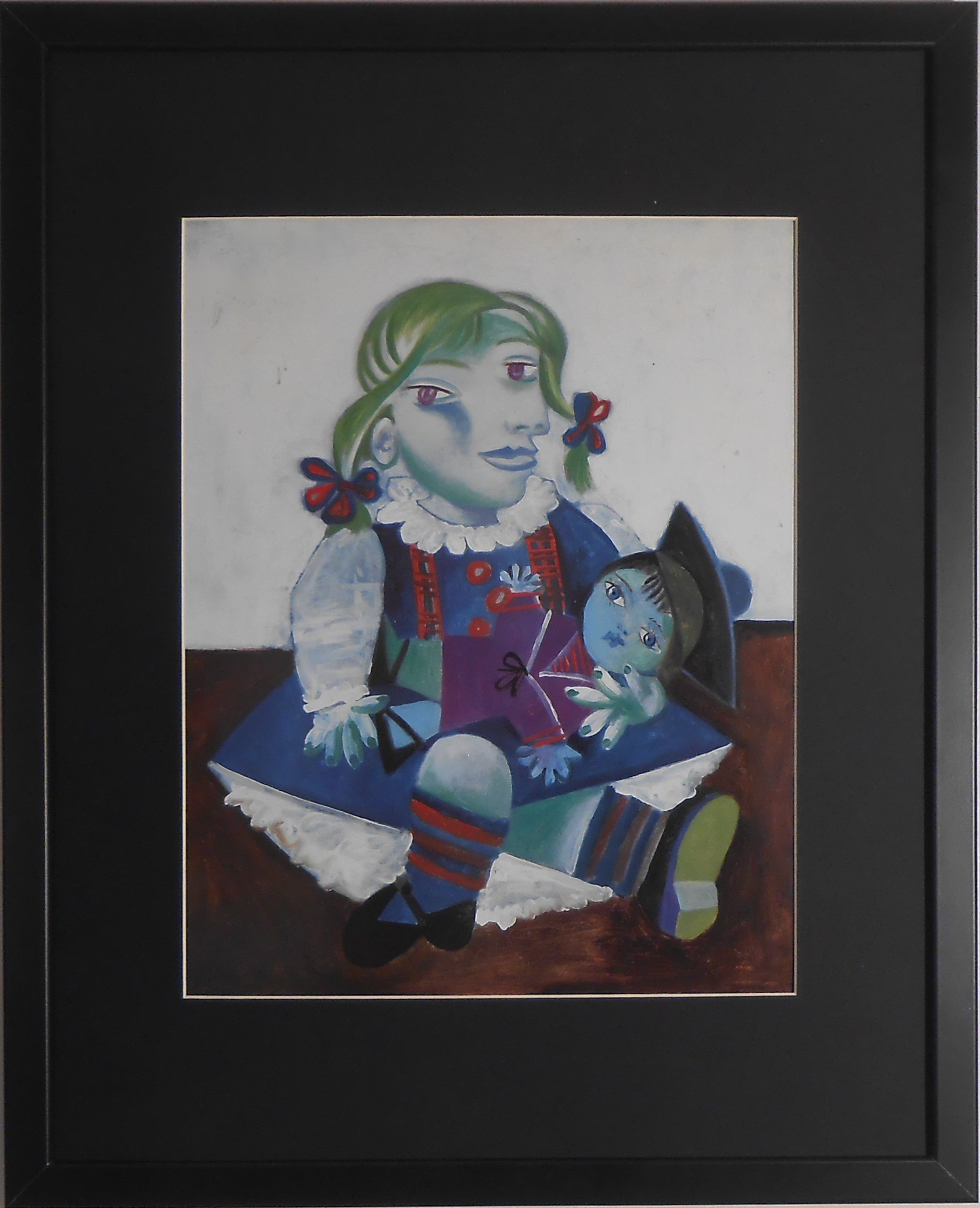 Maya With Doll Pablo Picasso Pablo Picasso “Maya With A Doll” 1938