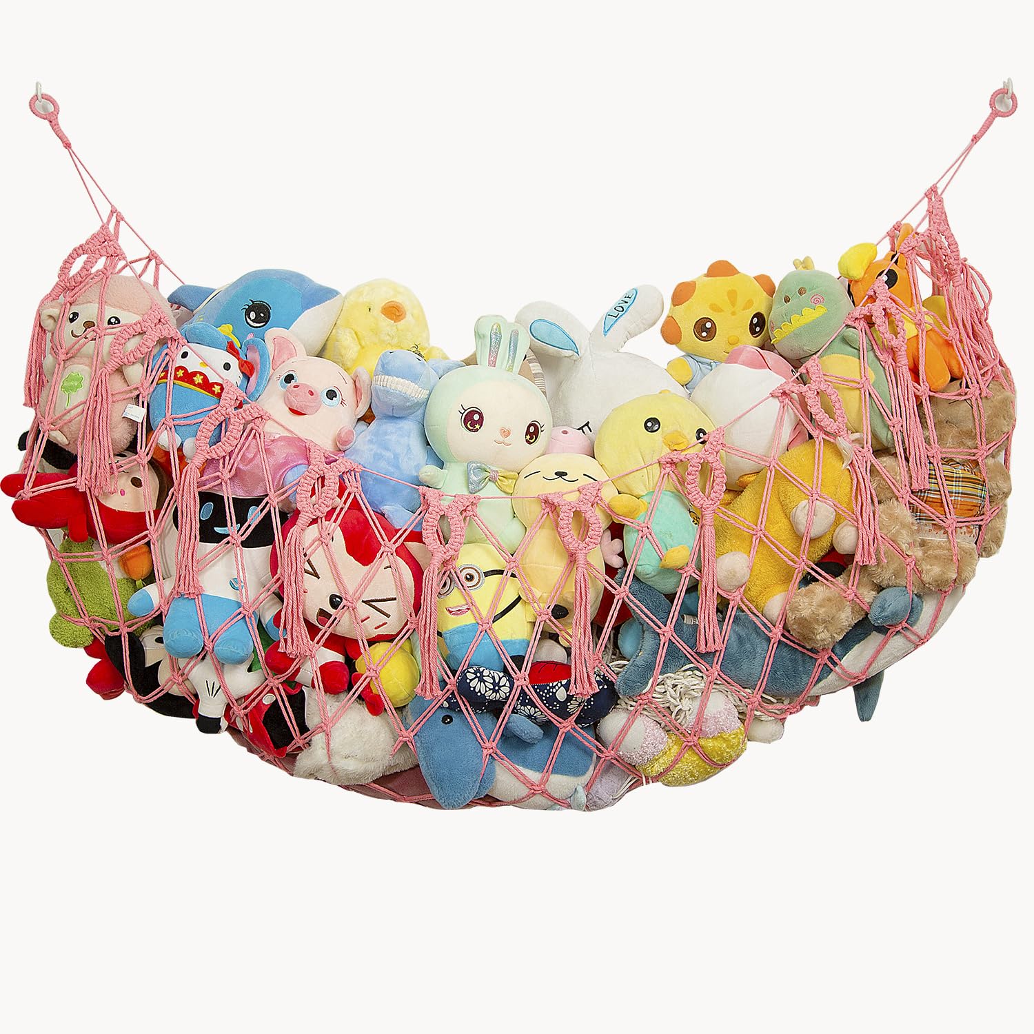 Amazon.com: Large Stuffed Animal Storage Net or Hammock Wall Mounted ...