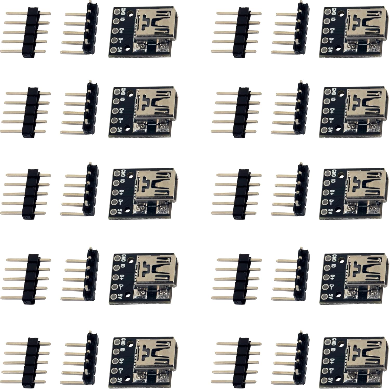 Amazon.com: risingsaplings USB Breakout Board Type a b c Male Female ...