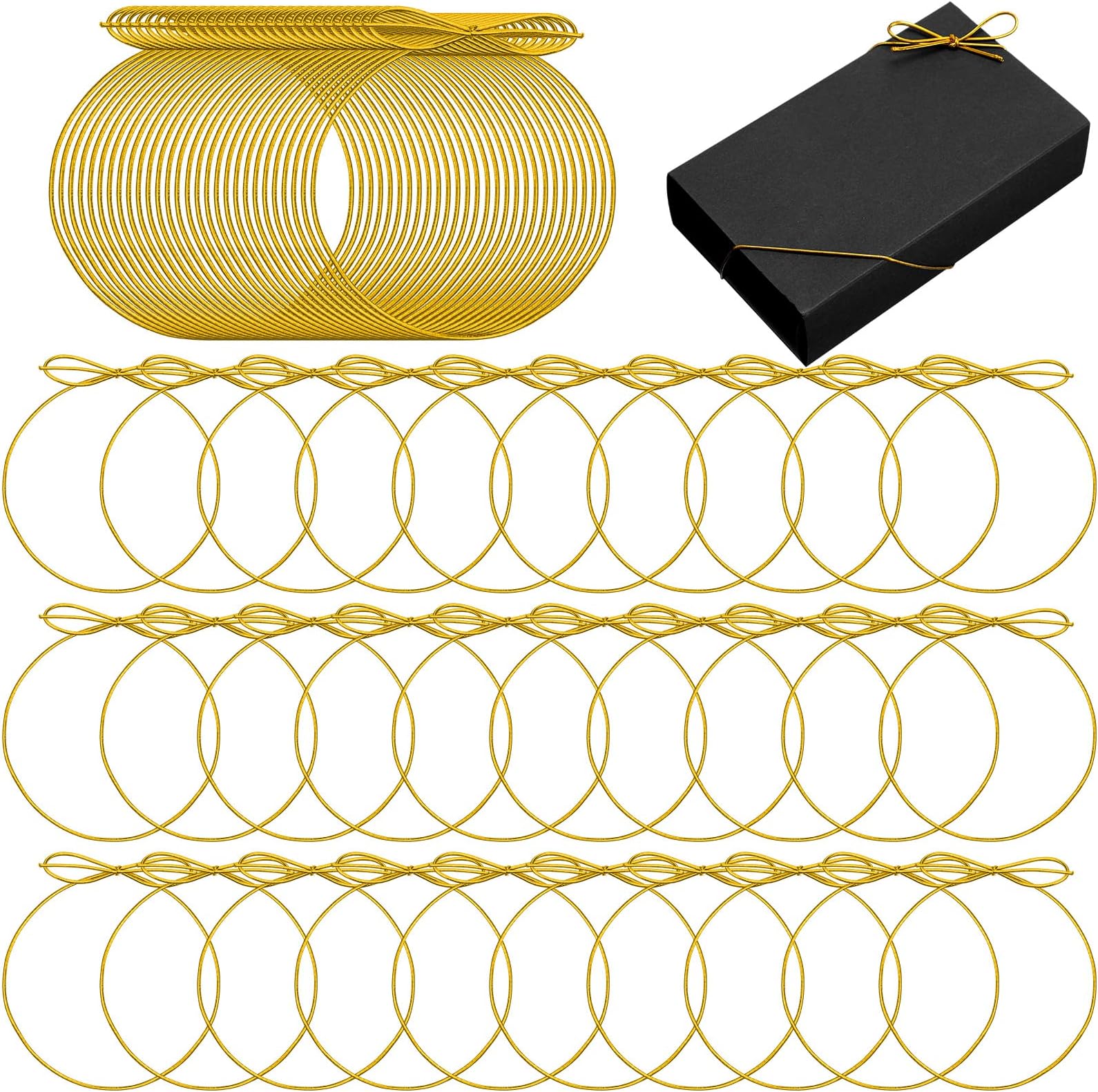 Amazon.com: Stretch Loops - 6", Gold - Pack of 50 : Health & Household