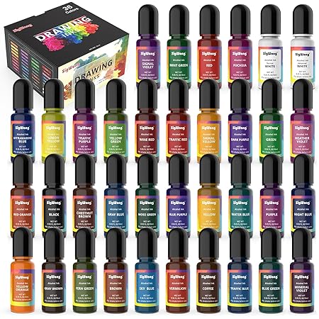 Amazon.com : Alcohol Ink Storage Organizer Carrying Case, Holds 35pcs 0 ...