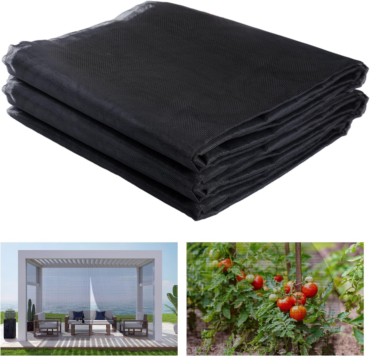 Amazon.com: 10x20Ft Mosquito Bug Insect Bird Fine Mesh Net Barrier ...