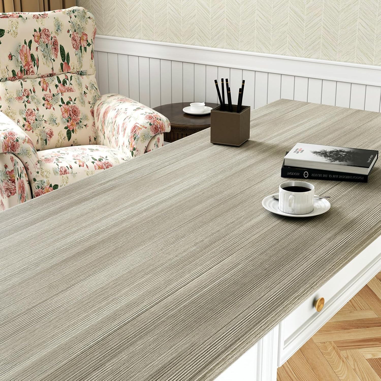 YENHOME 17.7"X200" Rustic Wood Contact Paper Wood Grain Peel and Stick ...
