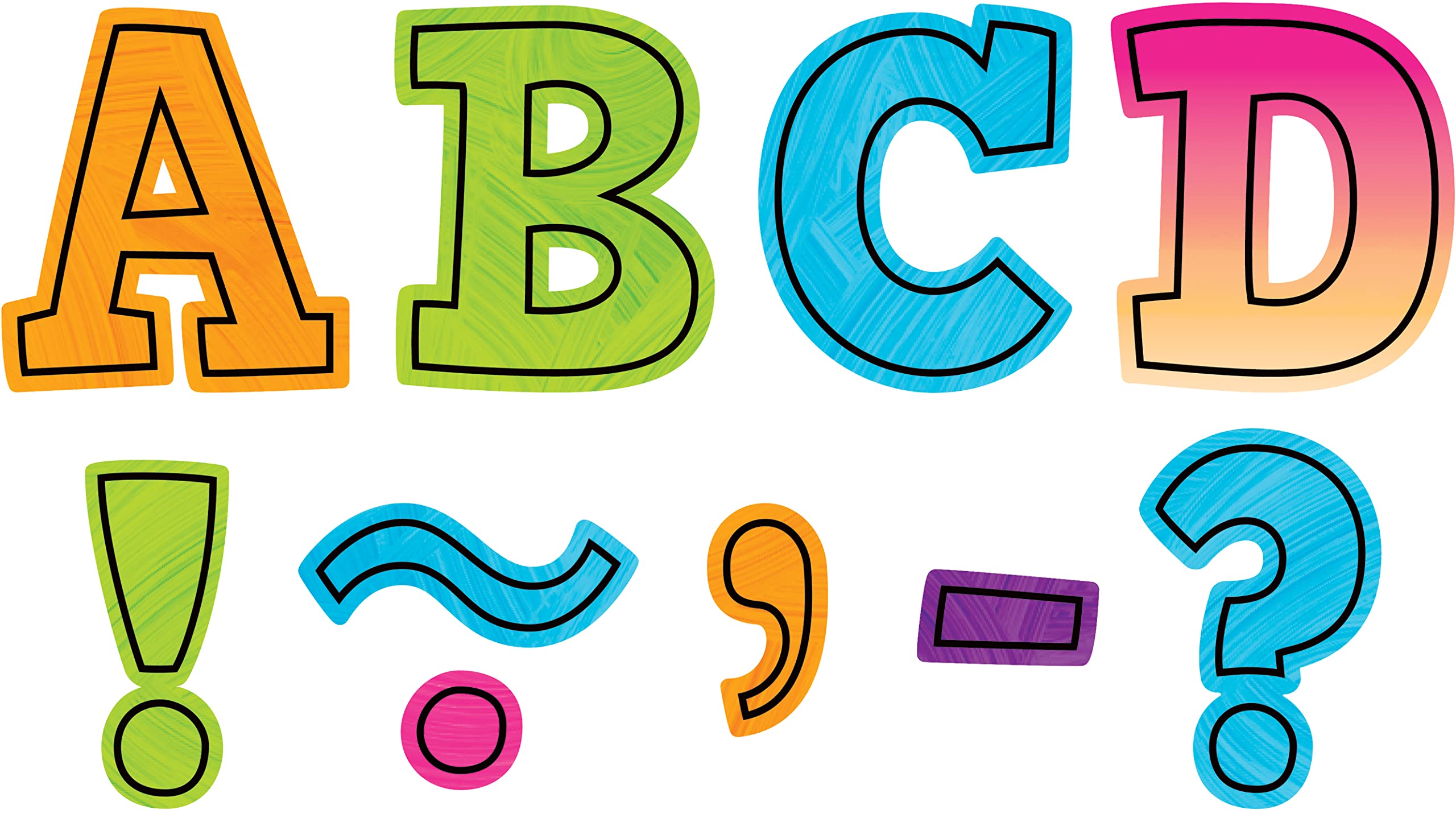 Magnetic Letters Clipart