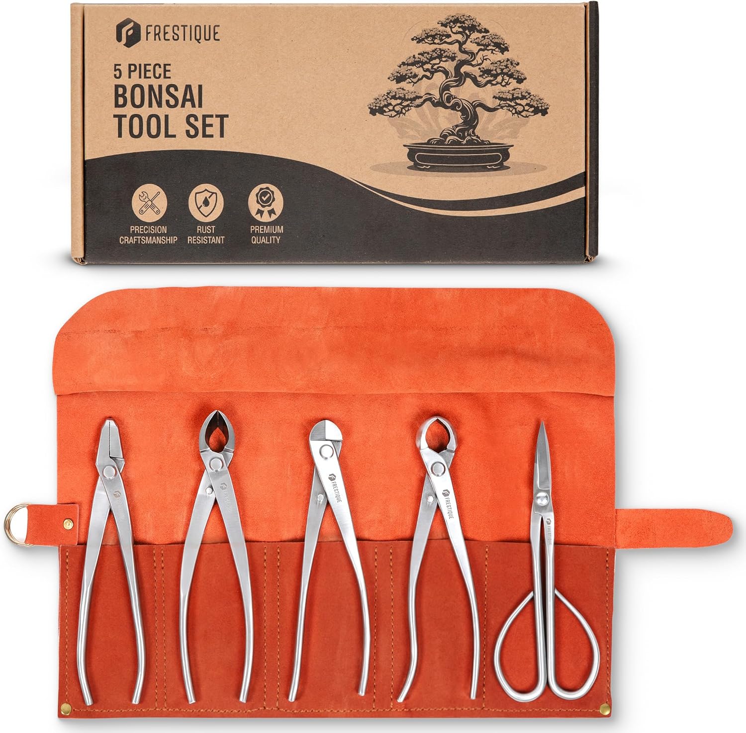 Amazon.com: Bonsai Tool Kit: Stainless Steel Bonsai Tools Set 5-Piece ...