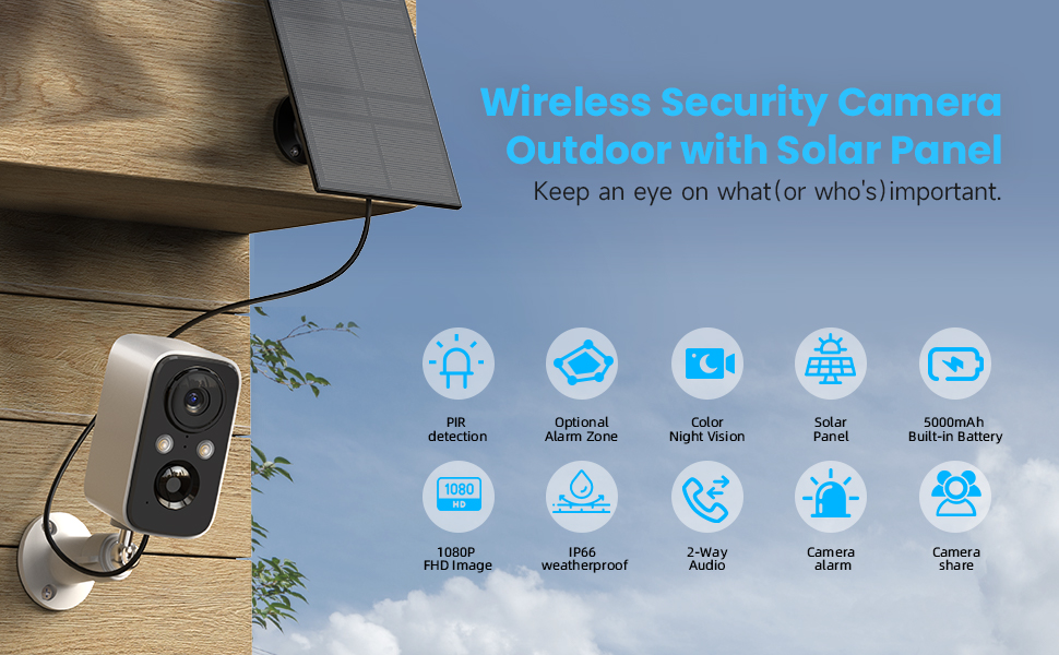 Watch FOAOOD Security Camera with Battery & Solar Panel on Amazon Live