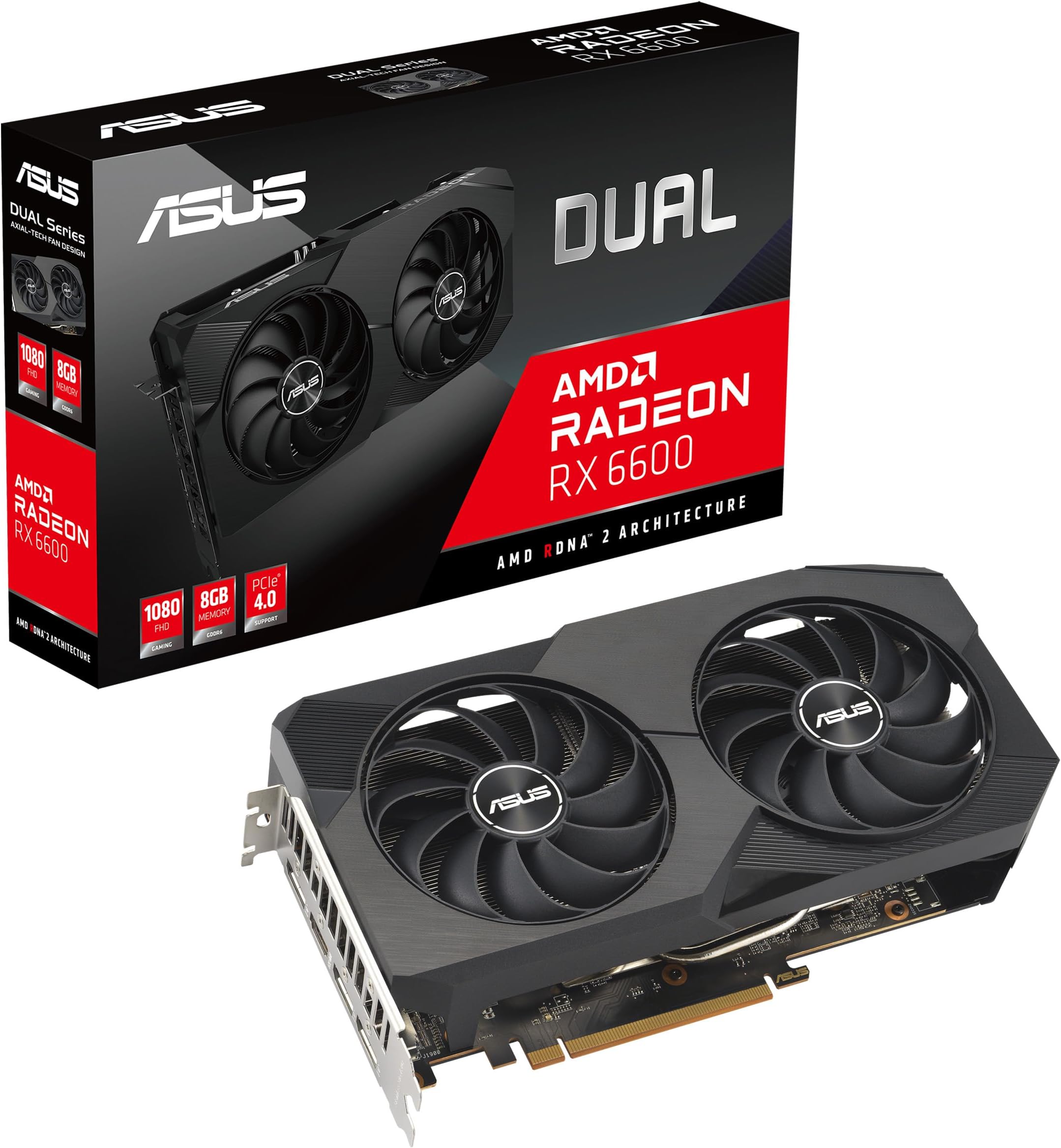 ASRock AMD Radeon RX 6600 Challenger Blanco 8GB GDDR6 Tarjeta gráfica ...