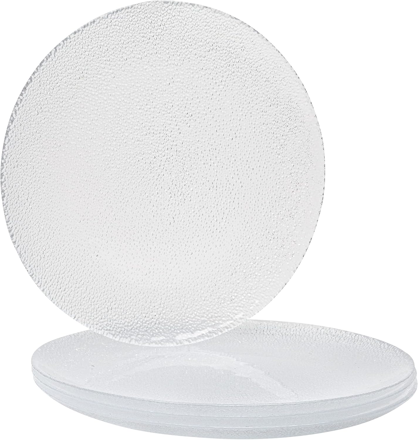 Amazon.com | Vikko Salad Plate, Set of 4 Glass Plates, Dinner Plate ...