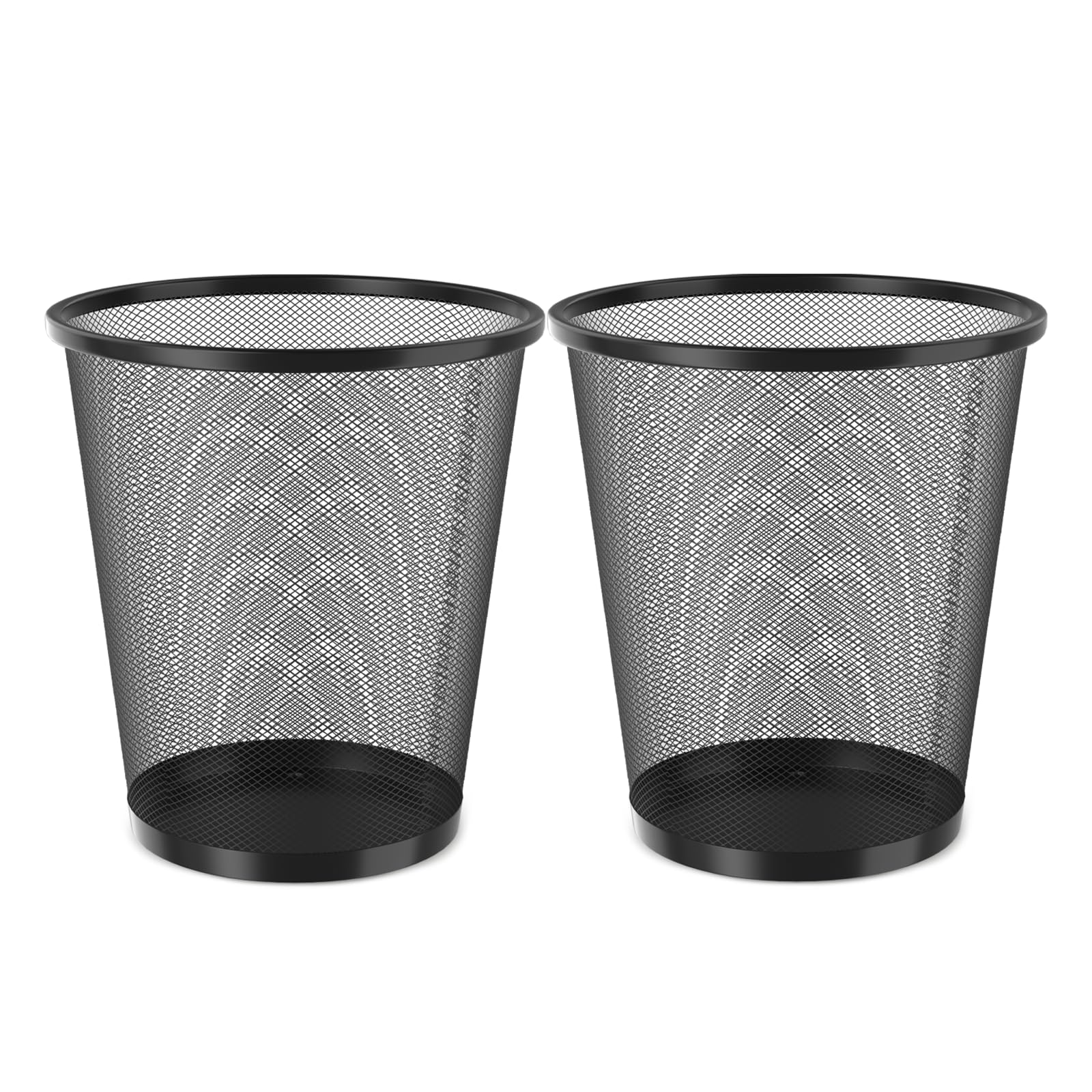 Amazon.com: MoNiBloom 3-Gallon Mesh Trash Can for Office Small Metal ...
