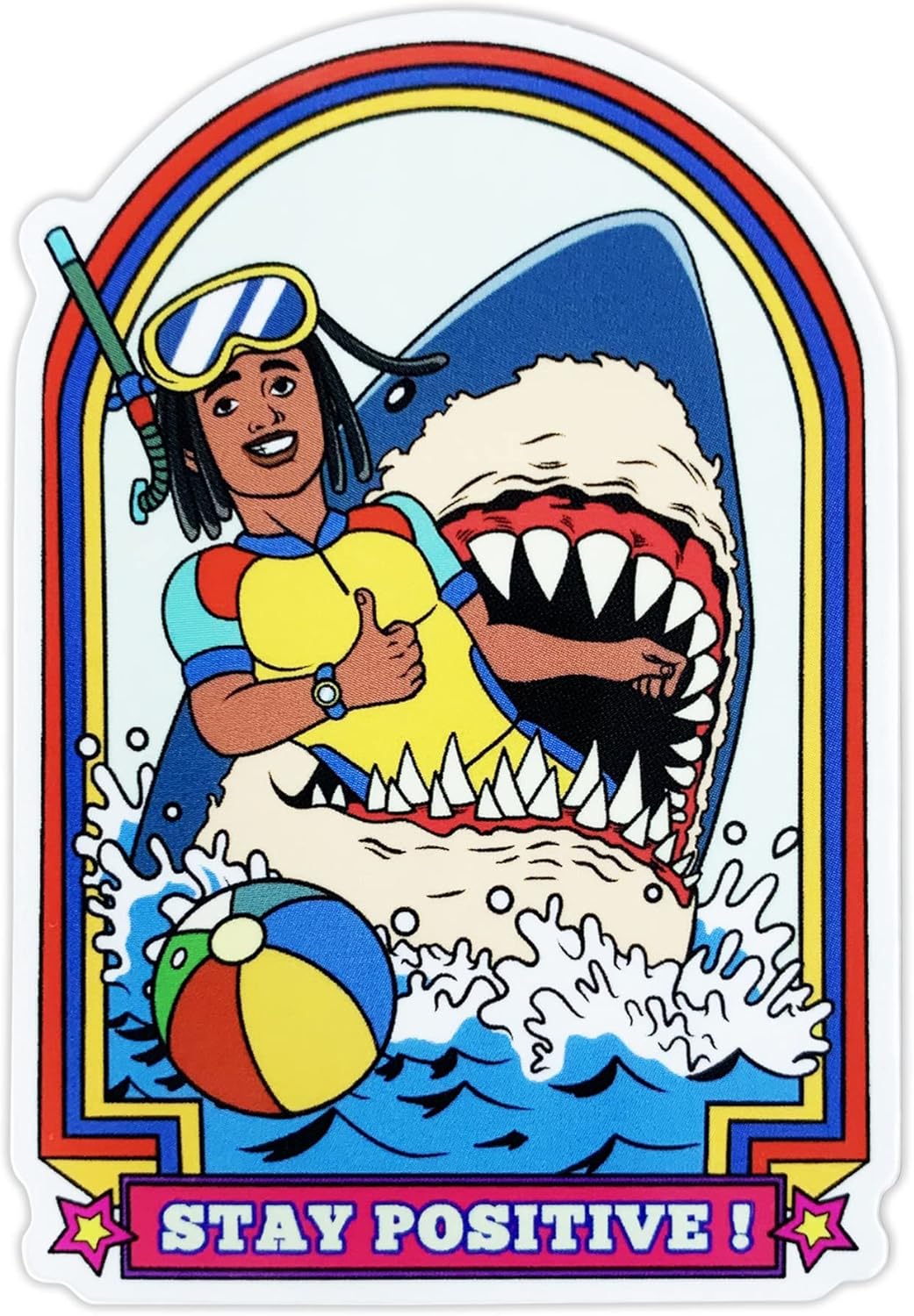 Amazon.com: Stay Positive!- Jamaican Rasta Boy- Clever Word Play ...