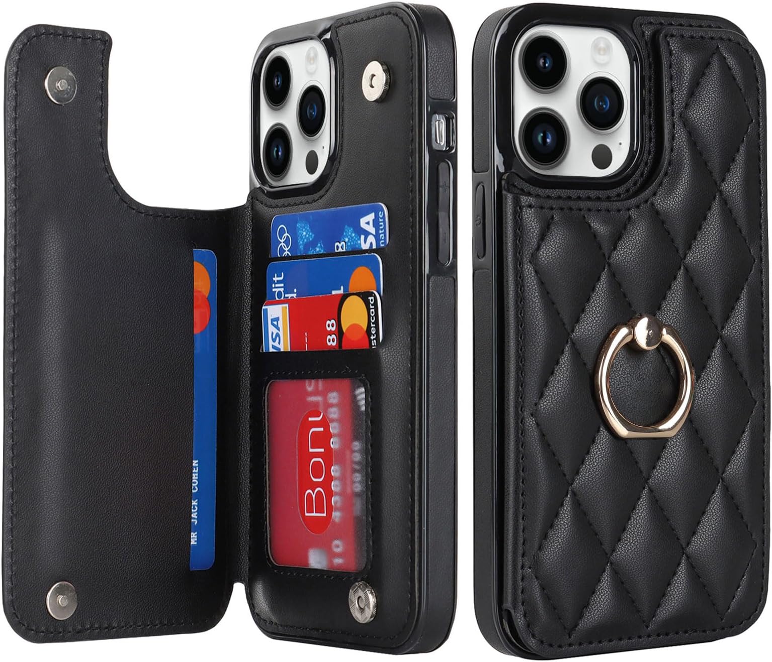 Amazon.com: IKOLYS for iPhone 13 Pro Max Wallet Case with Card Holder ...