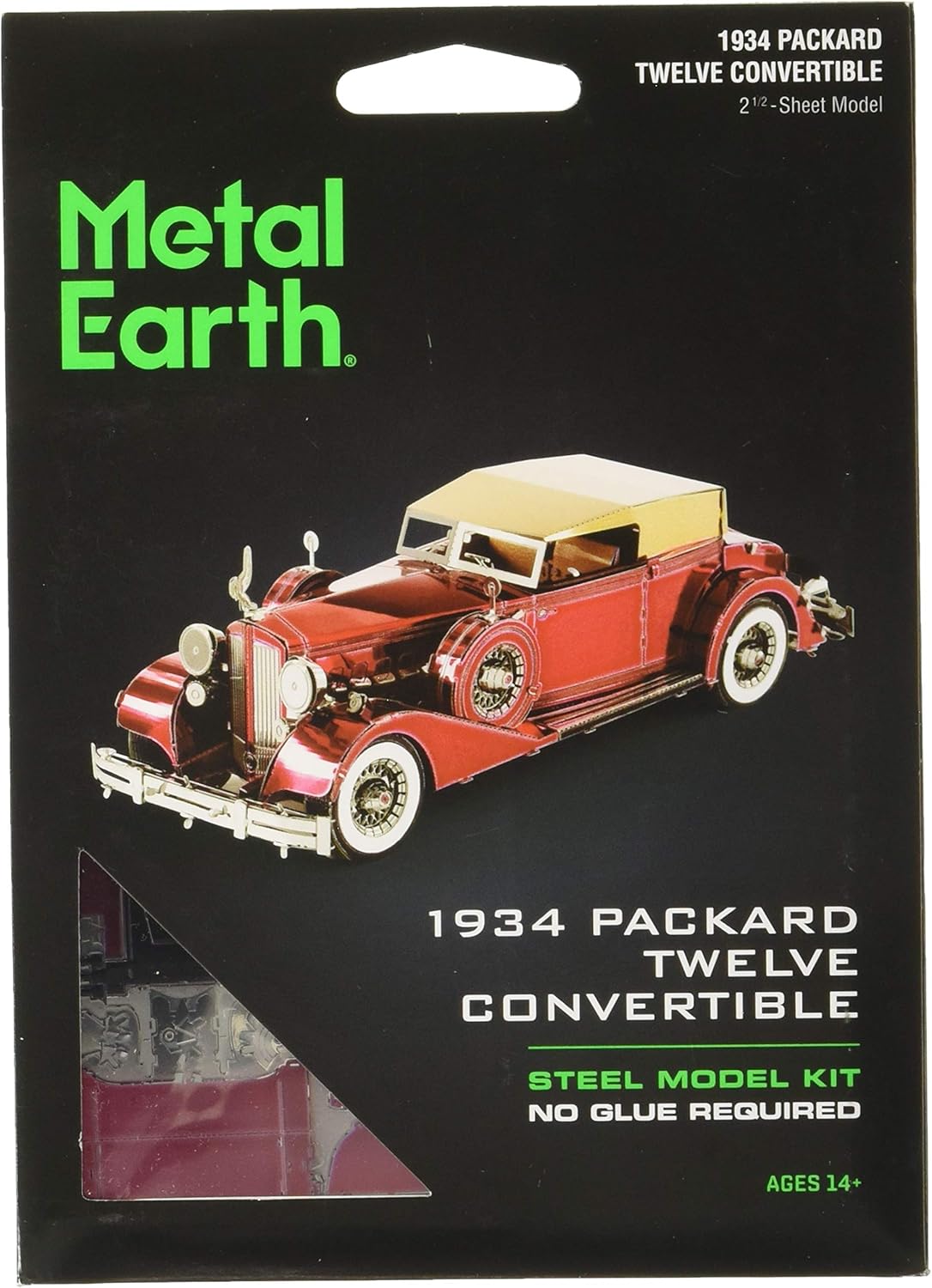Amazon.com: Fascinations Metal Earth 1934 Packard Twelve Convertible 3D ...