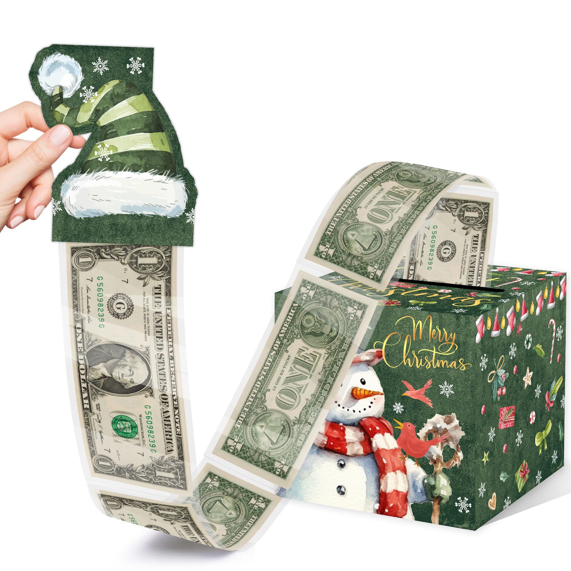 Amazon.com: Christmas Party Gifts, Money Box for Cash Gift, Merry ...