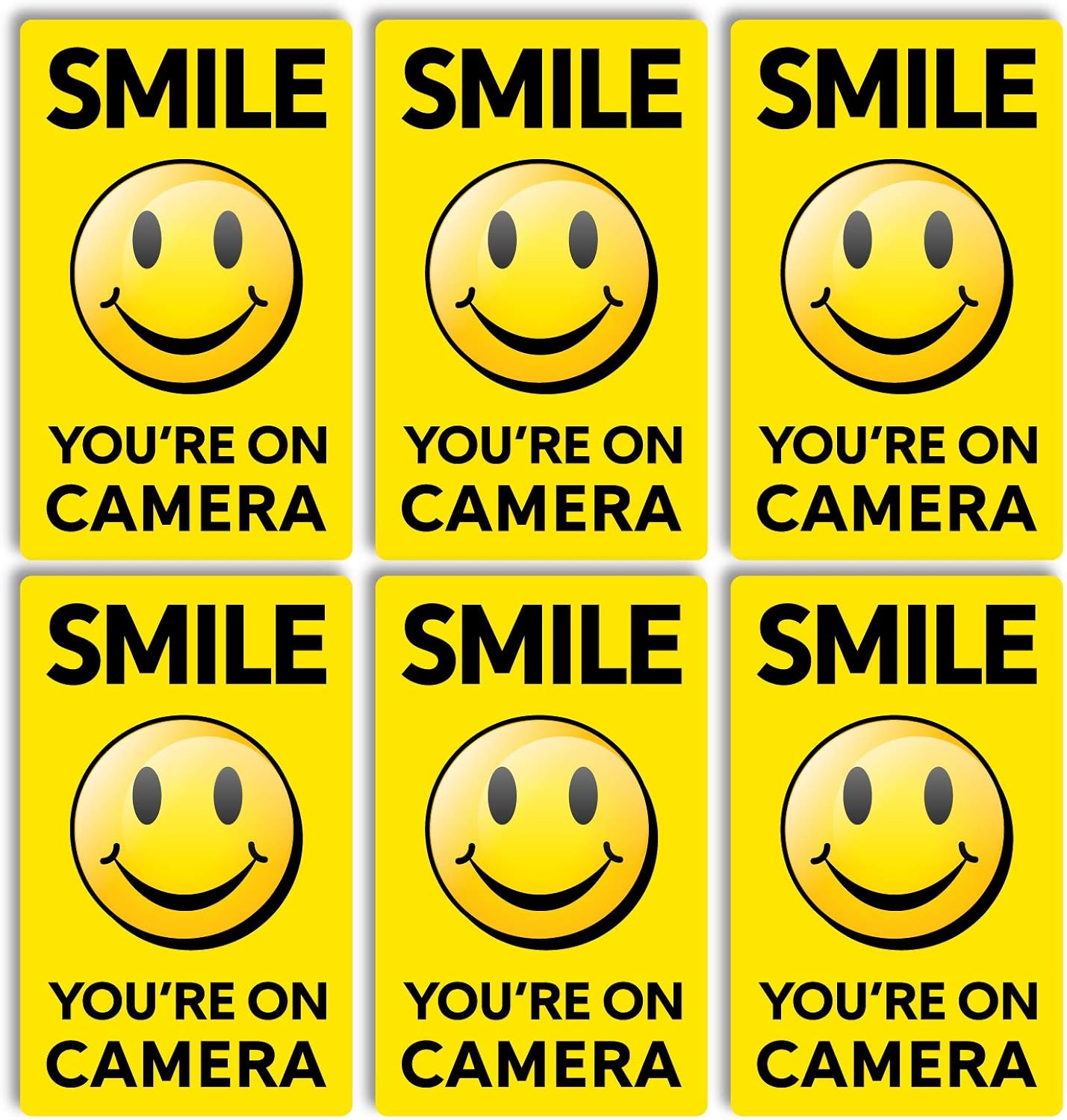 Amazon.com: Smile You're on Camera - Security Camera Recording Decal ...