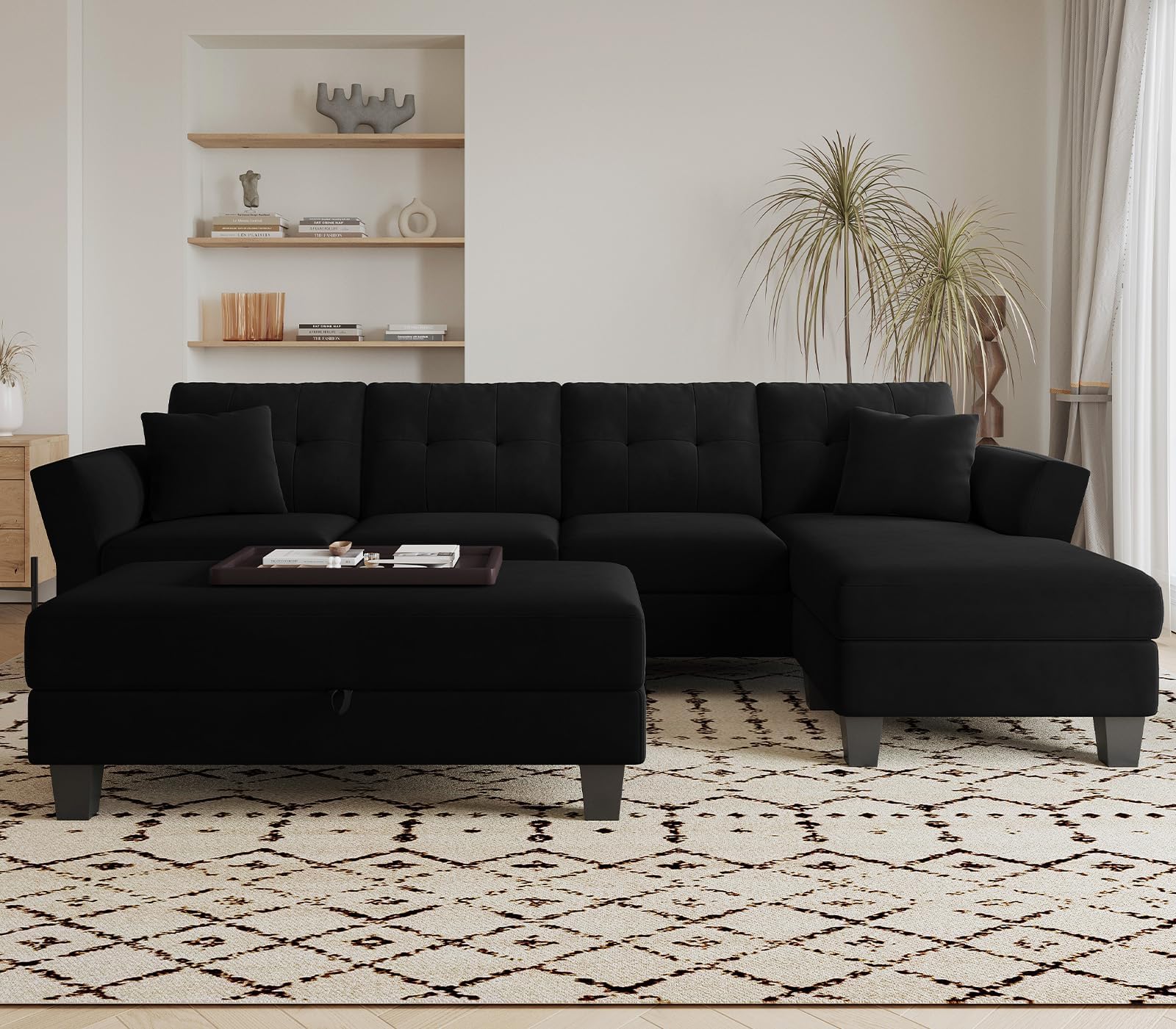 Amazon.com: Coaster Furniture McCord 2-Piece Cushion Back Dark Grey ...