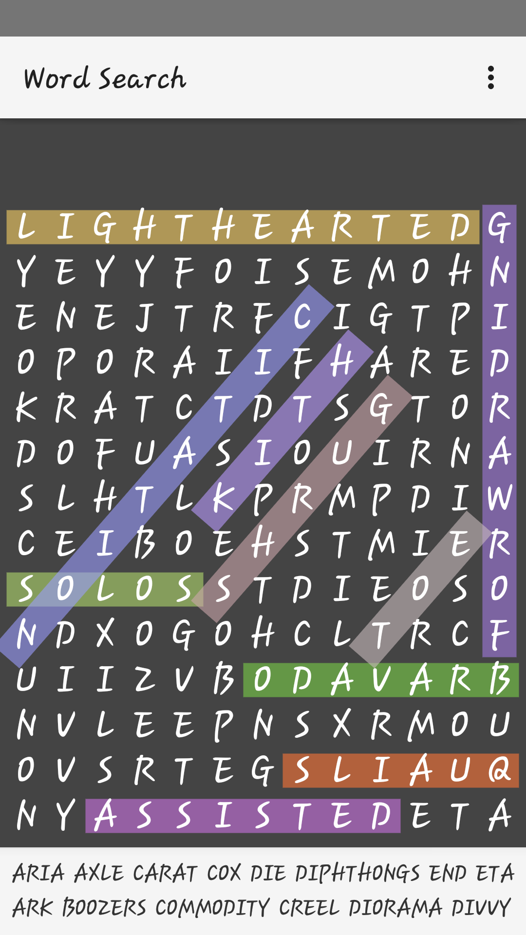 Word Search - App on the Amazon Appstore