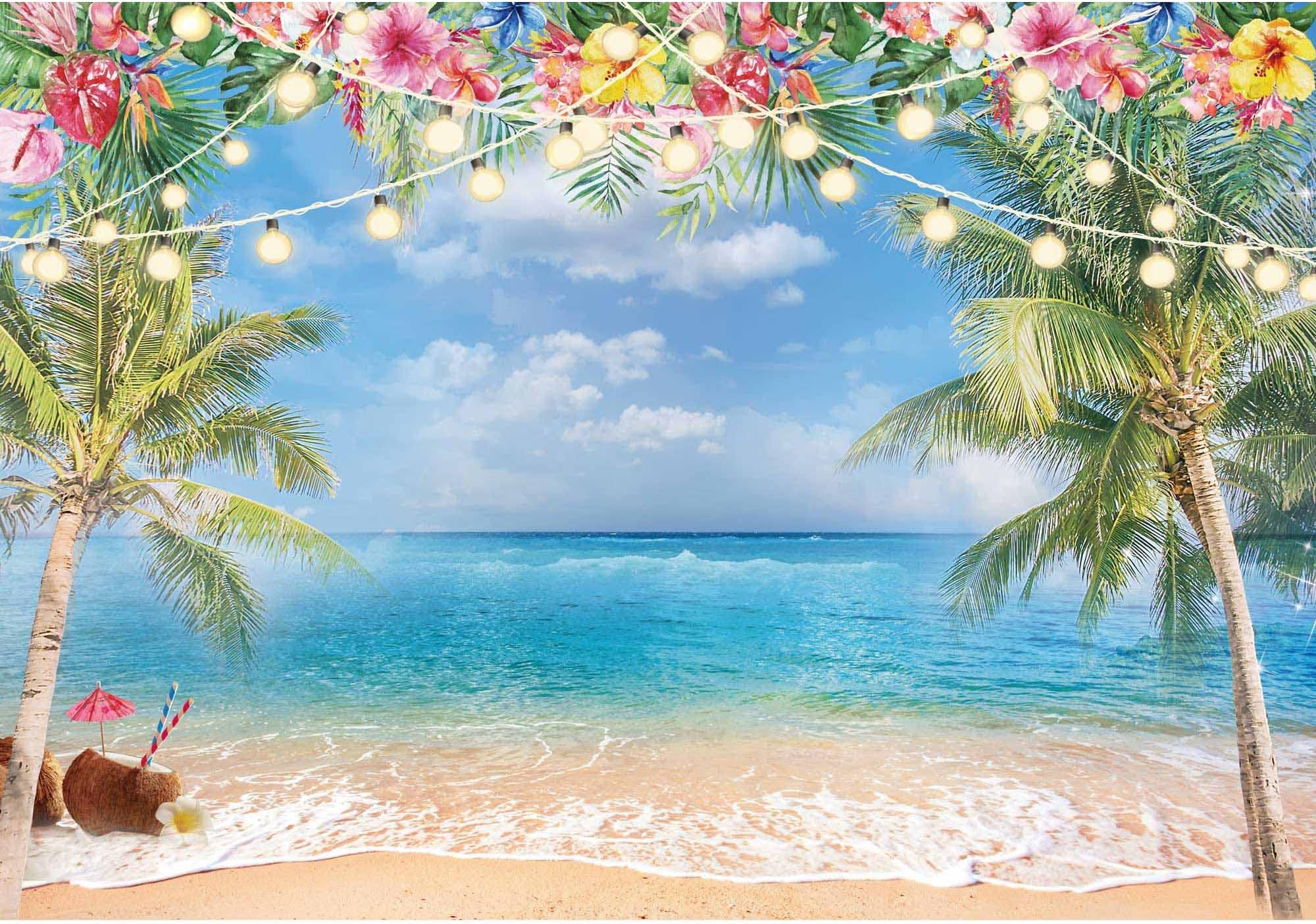 Amazon.com : GYA 7x5ft Tropical Beach Background Photo Props for Studio ...
