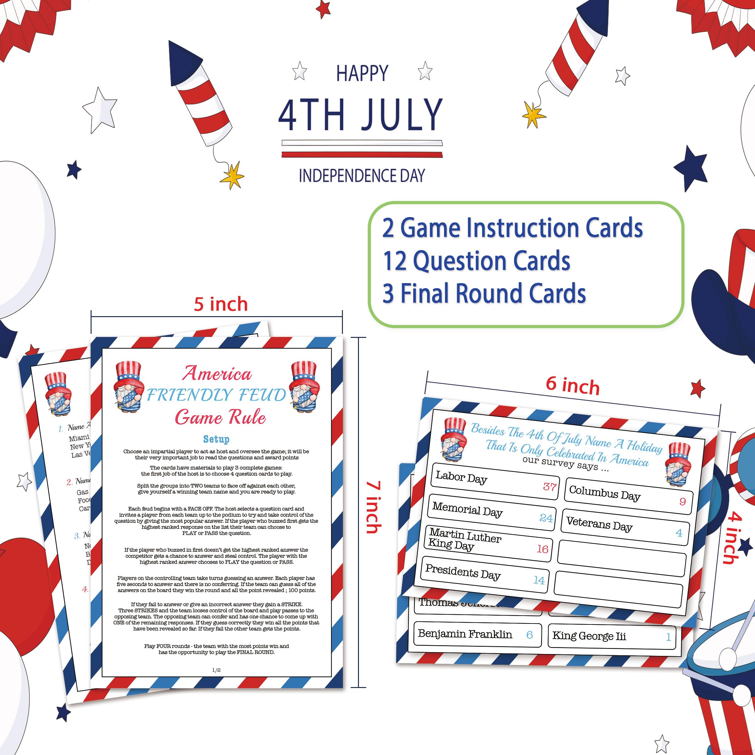 Snapklik.com : American Friendly Feud, 4th Of July Game For Adults ...