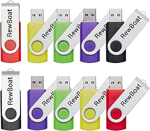 Amazon.com: 10 Pack 4GB USB Flash Drives in 5 Mixed Colors USB 2.0 Wholesale Lot Bulk Memory ...