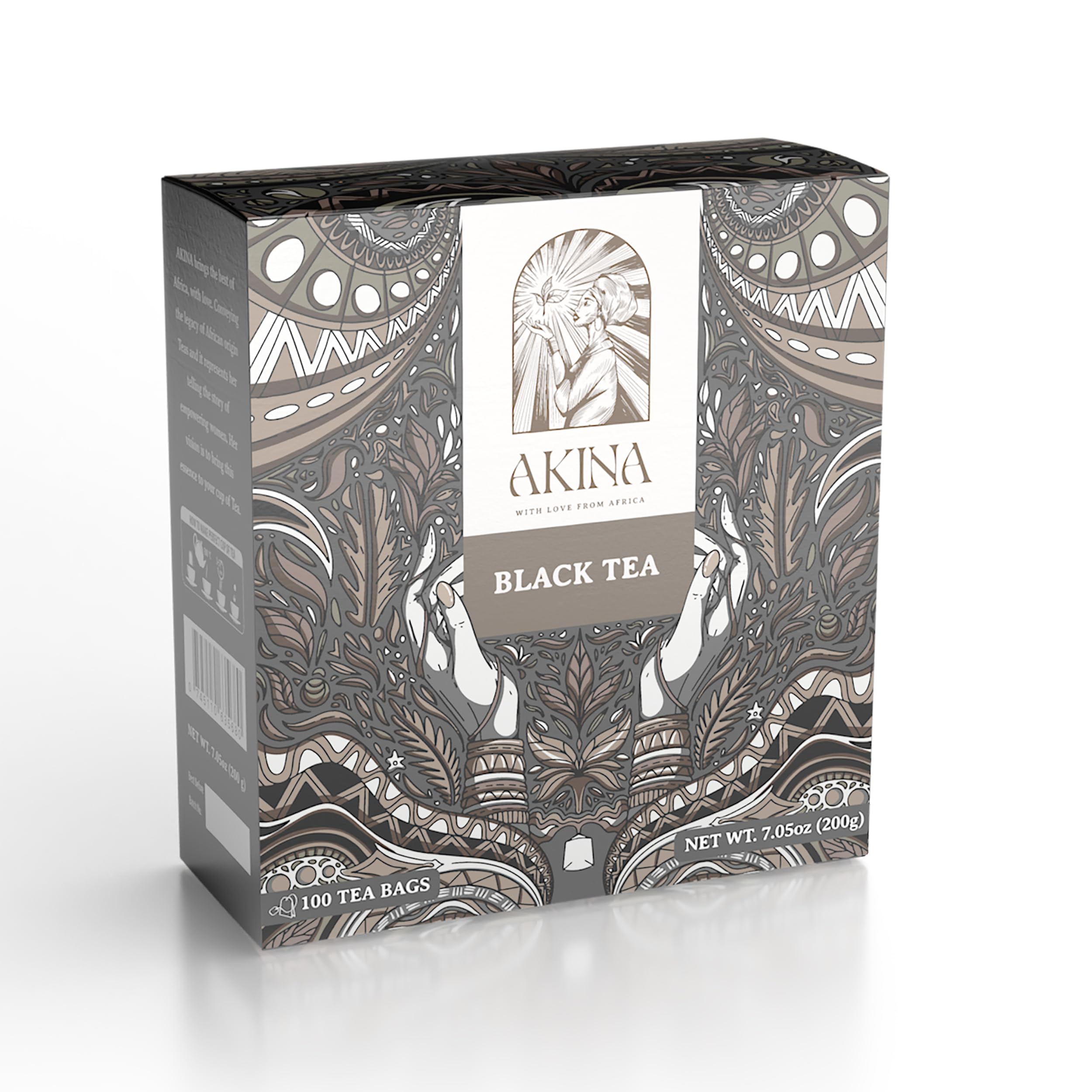 Amazon.com : Akina Single-Origin Regular Black Tea Bags | 100% ...