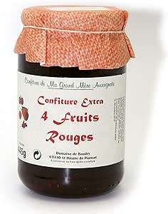DOMAINE DE BAUDRY Confiture Artisanale de Fruits Rouges 445 g : Amazon ...