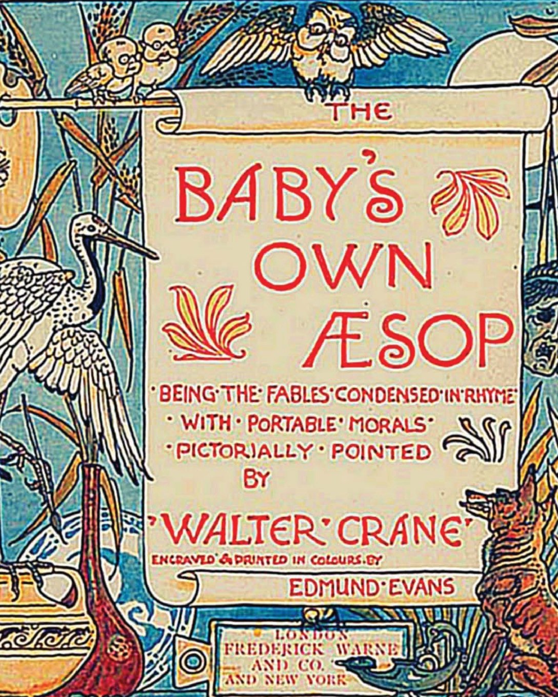 The Baby's Own Aesop: Aesop, Crane, Walter: 9781463501792: Amazon.com ...
