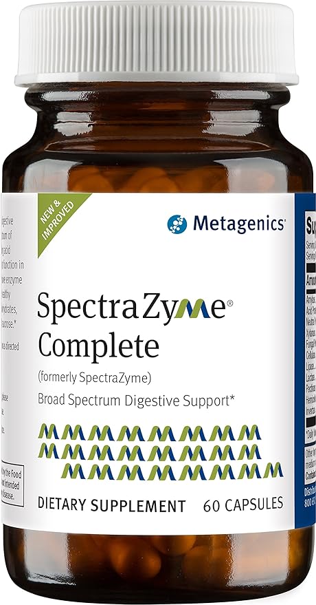 Amazon.com: Metagenics SpectraZyme Complete Broad Spectrum Enzyme ...
