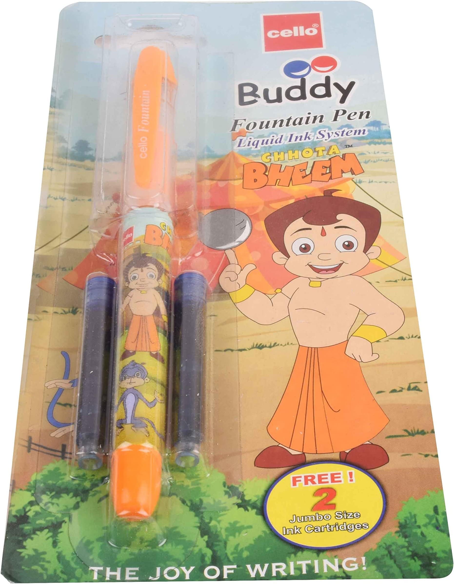 Cello Buddy Fountain Pens (Pack Of 3),Blue : Amazon.in: Office Products