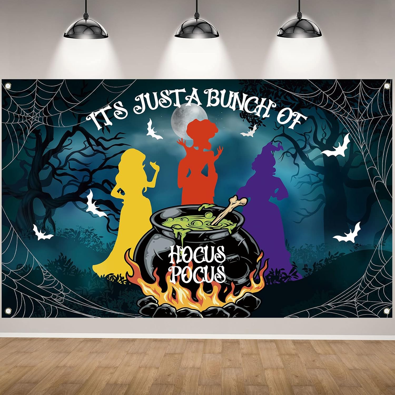 Amazon.com : Hocus Pocus Backdrop for Photography Halloween Banner ...