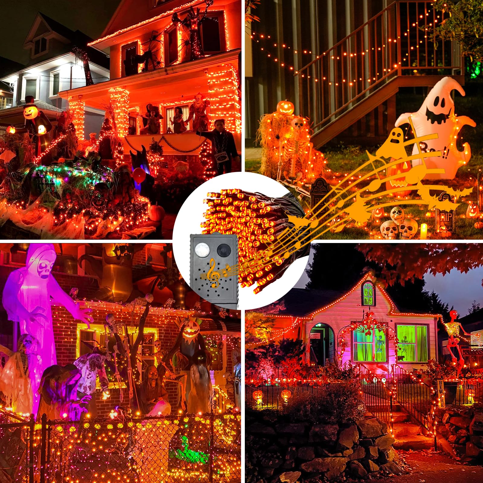 Motion Activated Outdoor Halloween Decorations Halloween Lights
