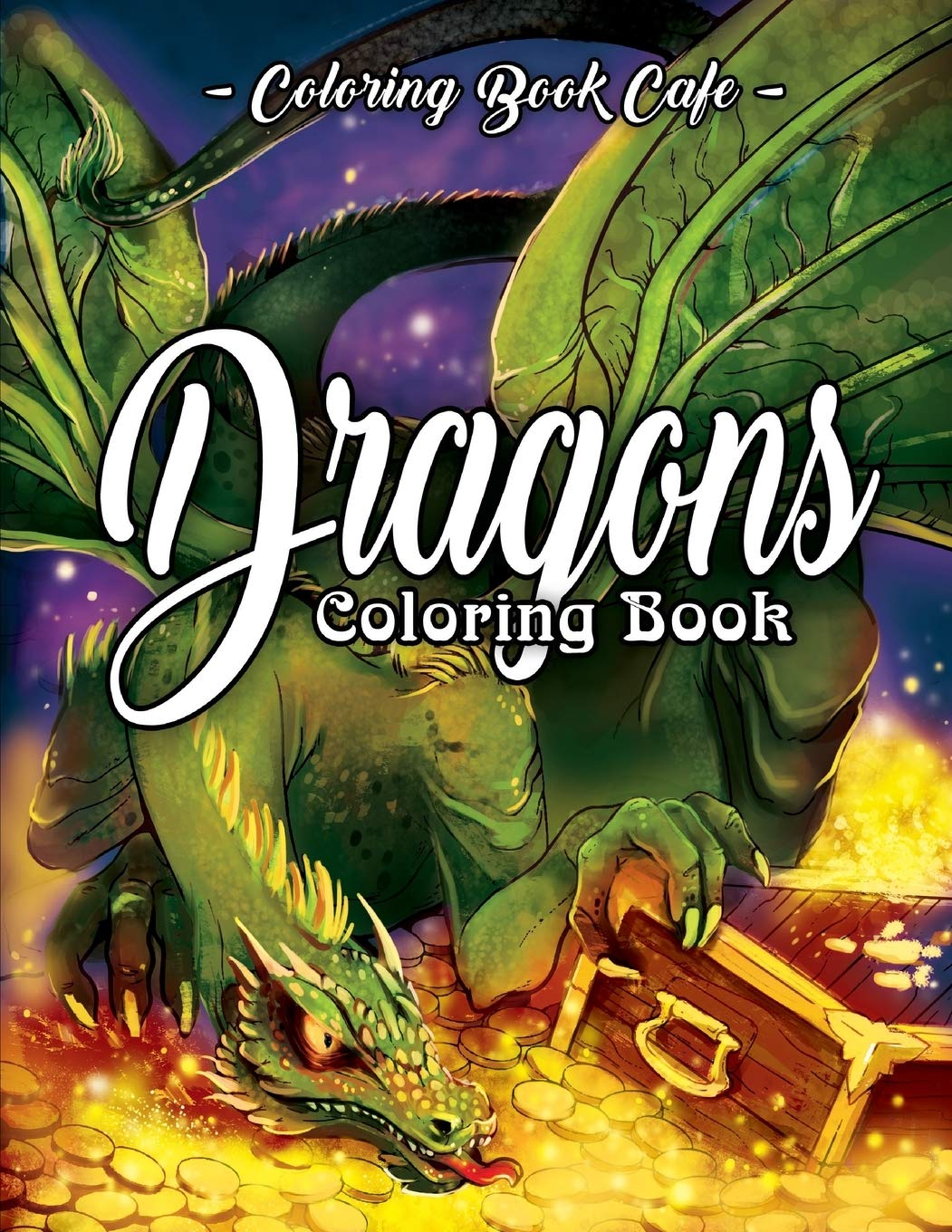 Amazon.com: Dragons Coloring Book: An Adult Coloring Book Featuring ...