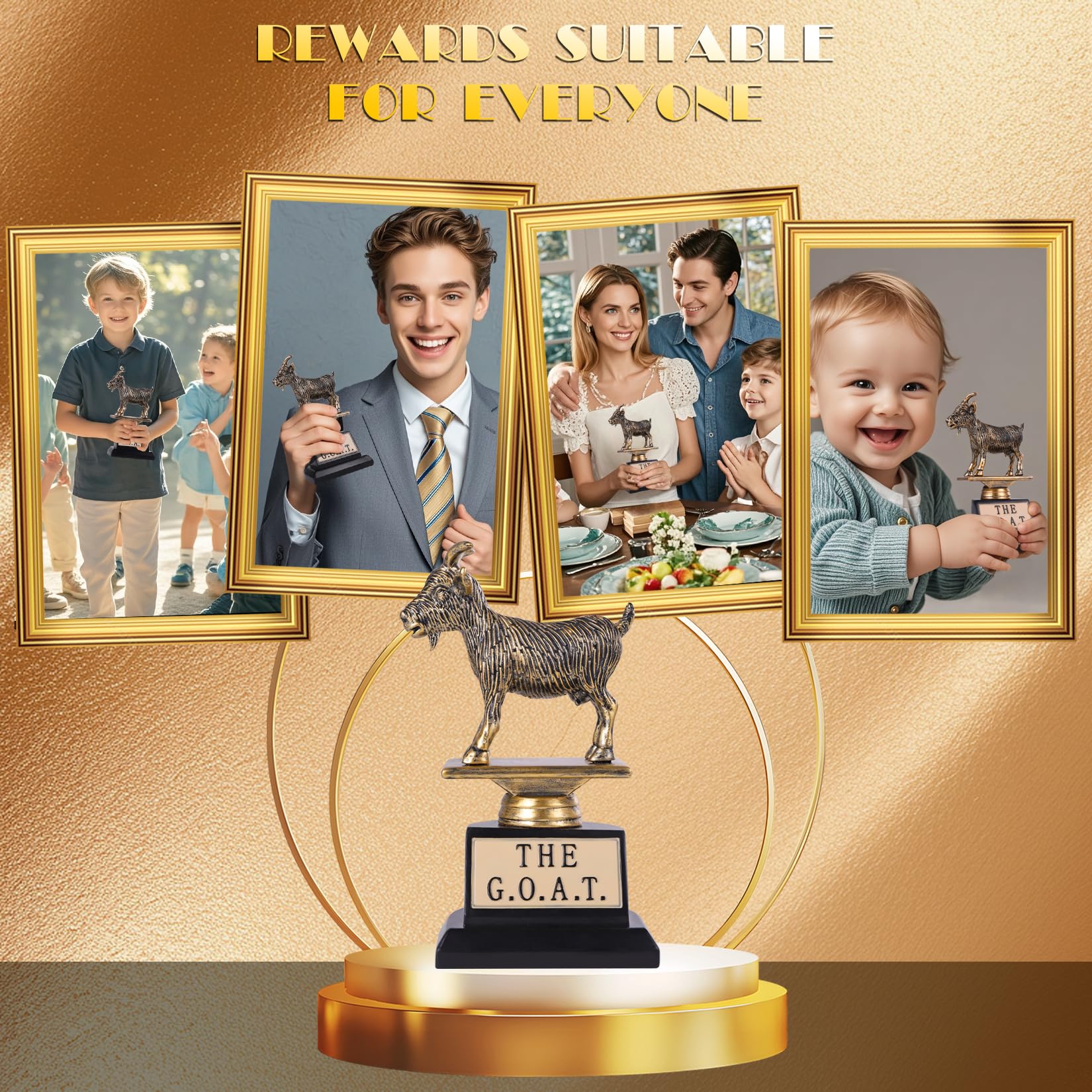 Snapklik.com : FiiMan 6" The Goat Trophy Award, G.O.A.T Greatest Of All ...