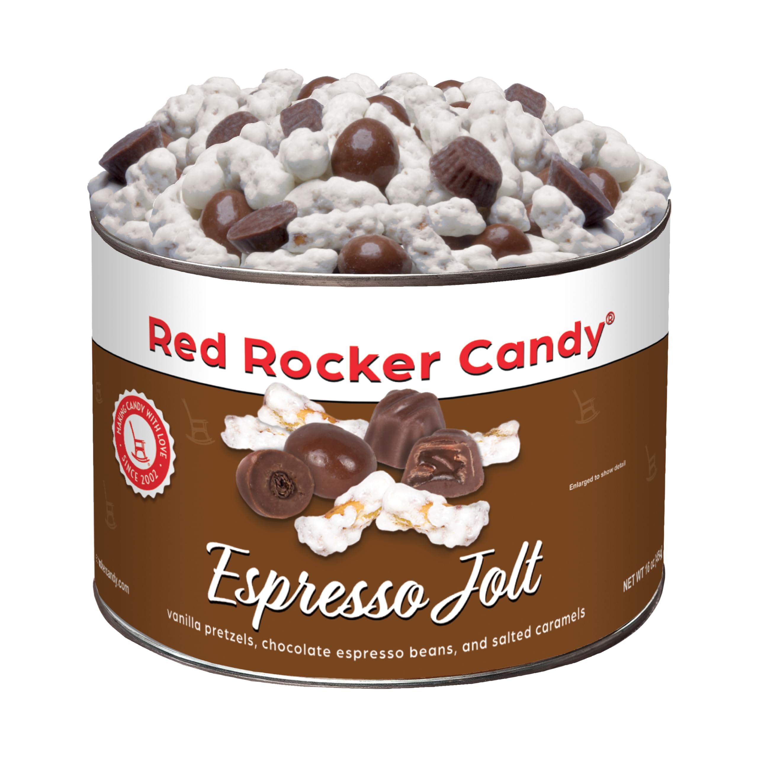 Amazon.com : Espresso Jolt Snack Mix, 16oz Chocolatey Snack with ...