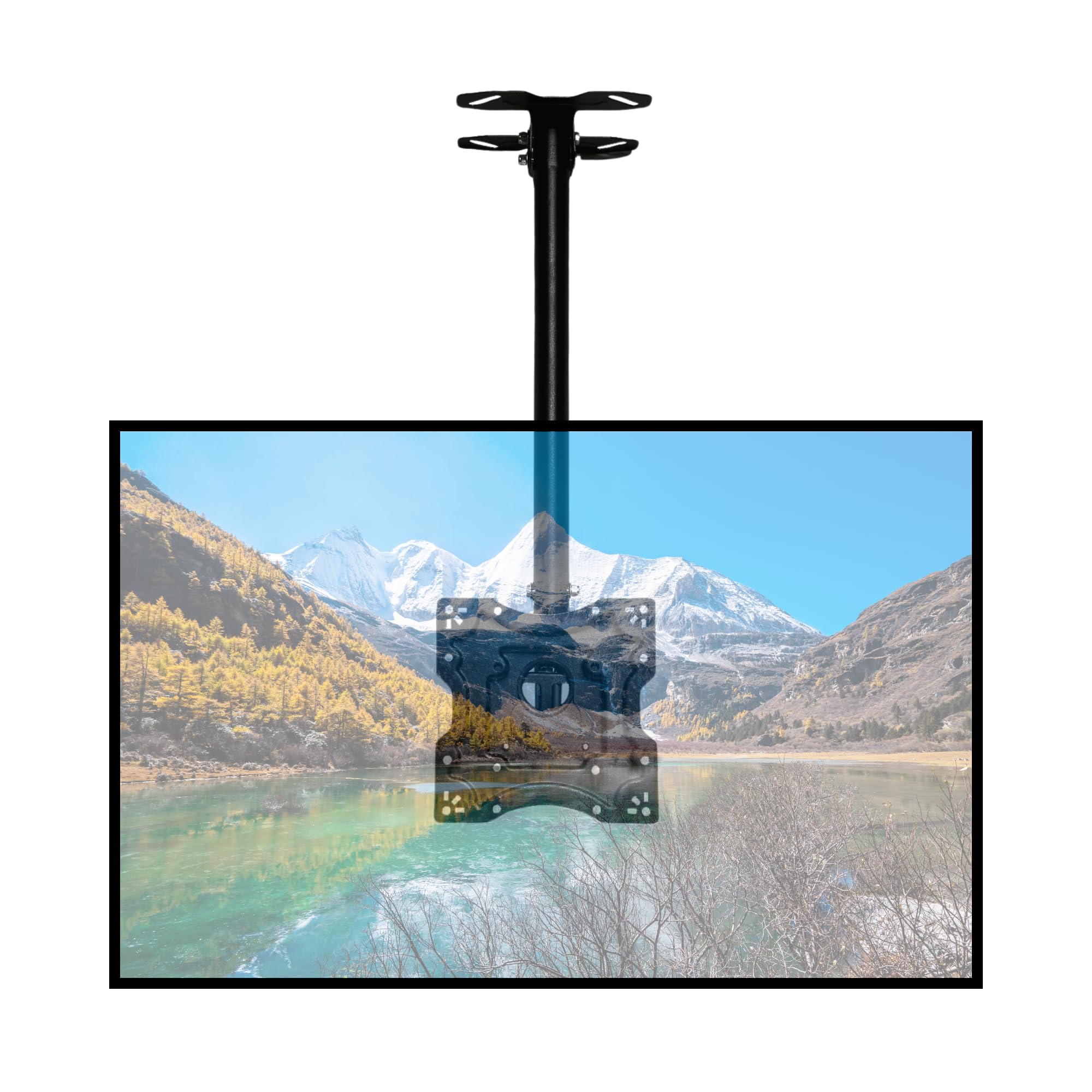 Buy RISSACHI Heavy Duty LED TV Ceiling Mount Stand Adjustable Bracket ...