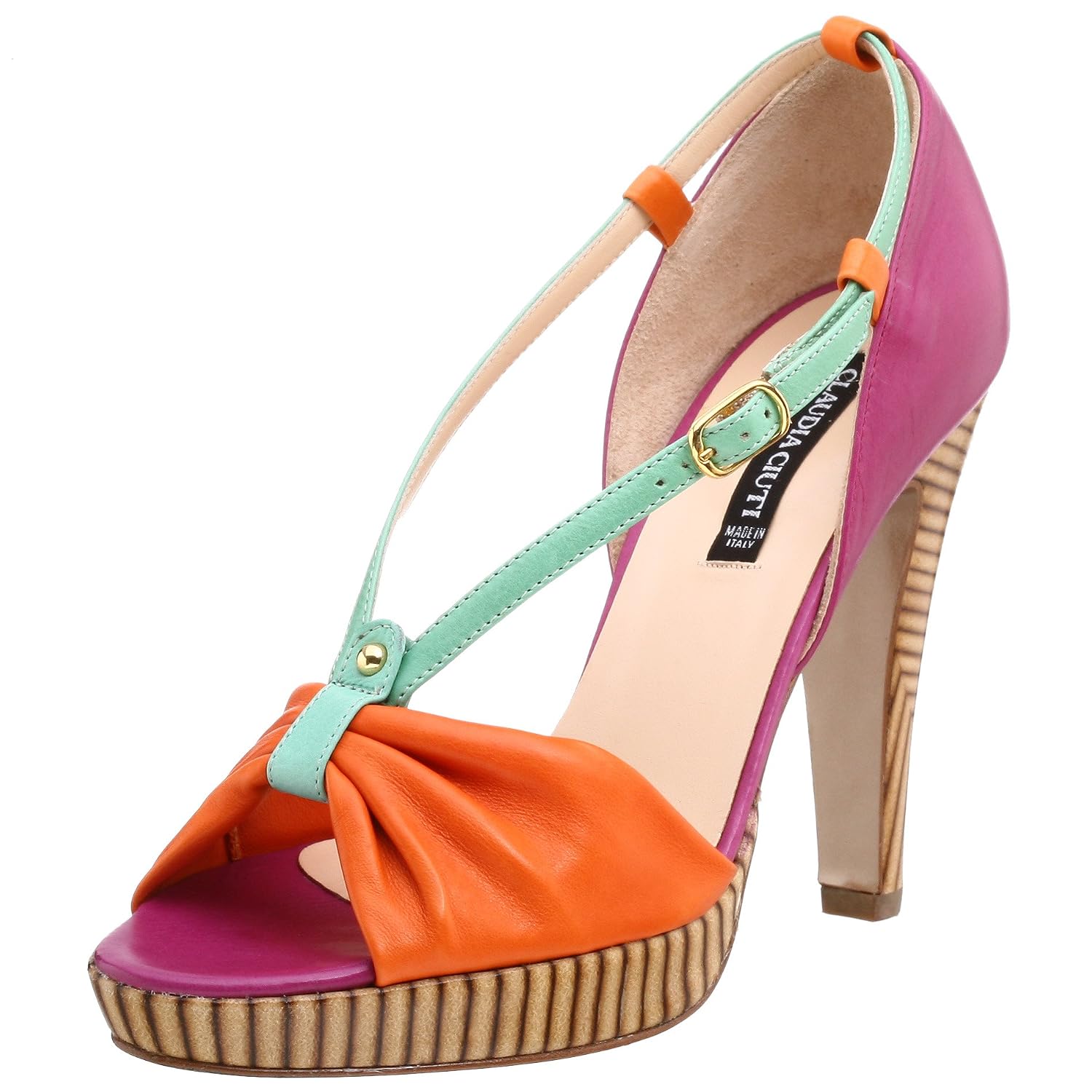Buy Claudia Ciuti Women's Virginia Platform Sandal,Multi,10 M at Amazon.in