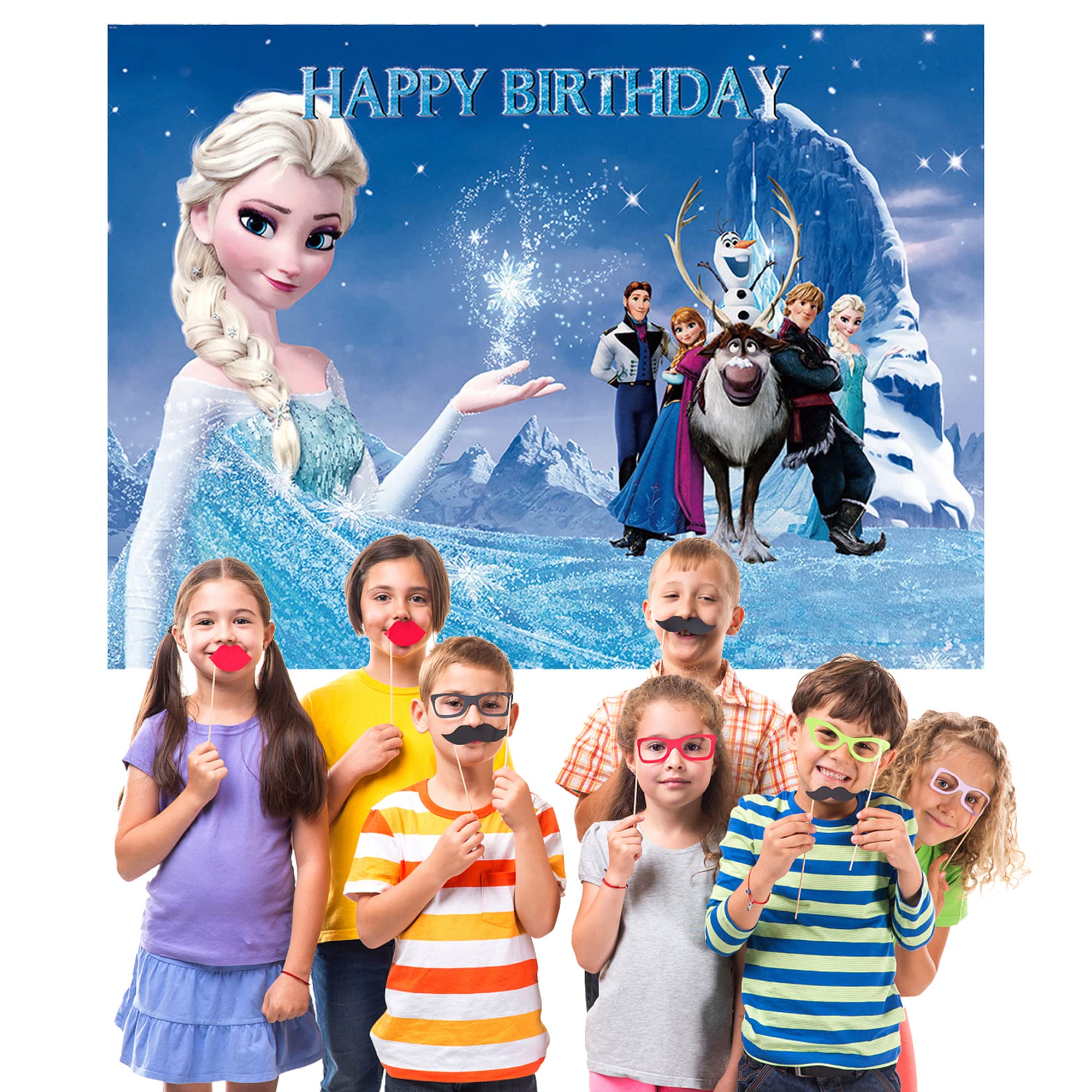 Birthday Decoration Frozen Backdrops Frozen Photography Backdrops ...