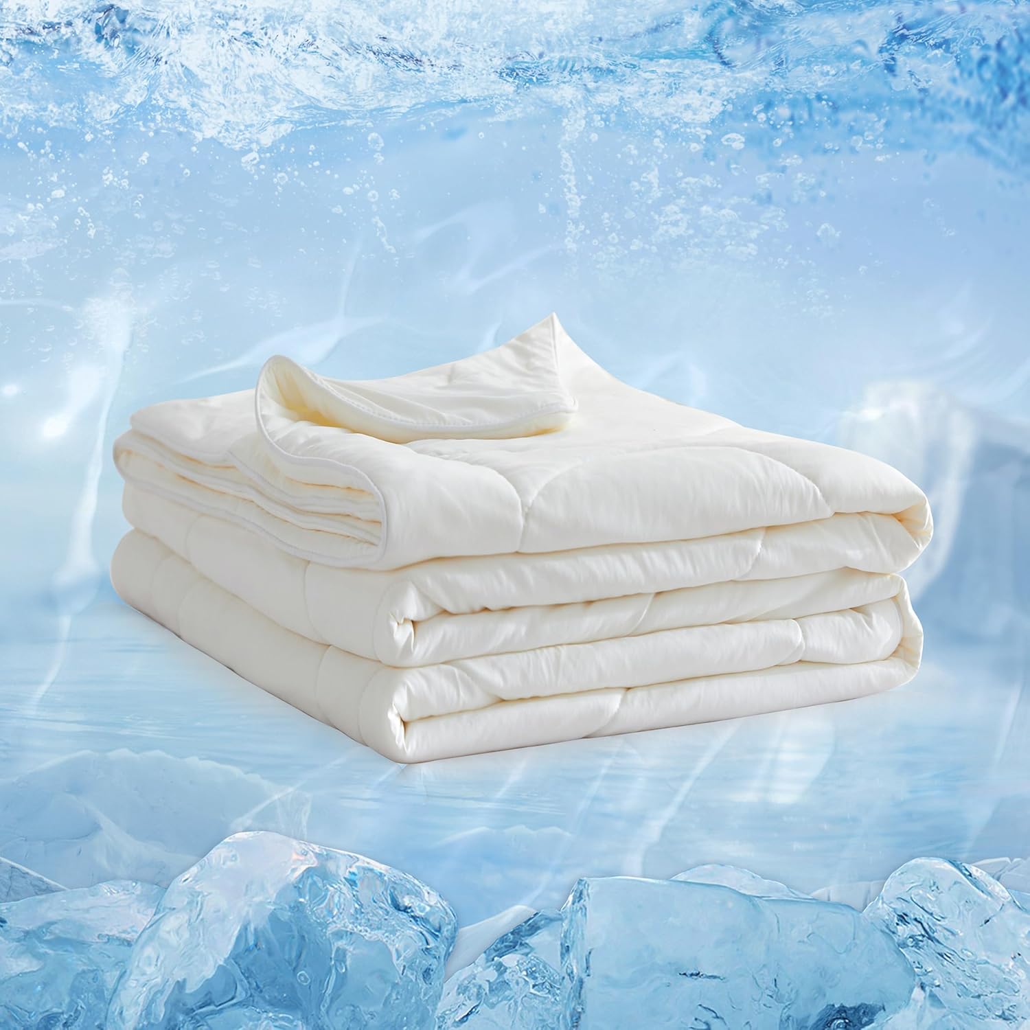 Amazon.com: Simple&Opulence Cooling Comforter King Size, Summer Cooling ...
