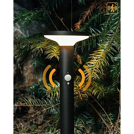 Yoolax Solar Pathway Lights Outdoor Motion Sensor Landscape Lights 2 ...
