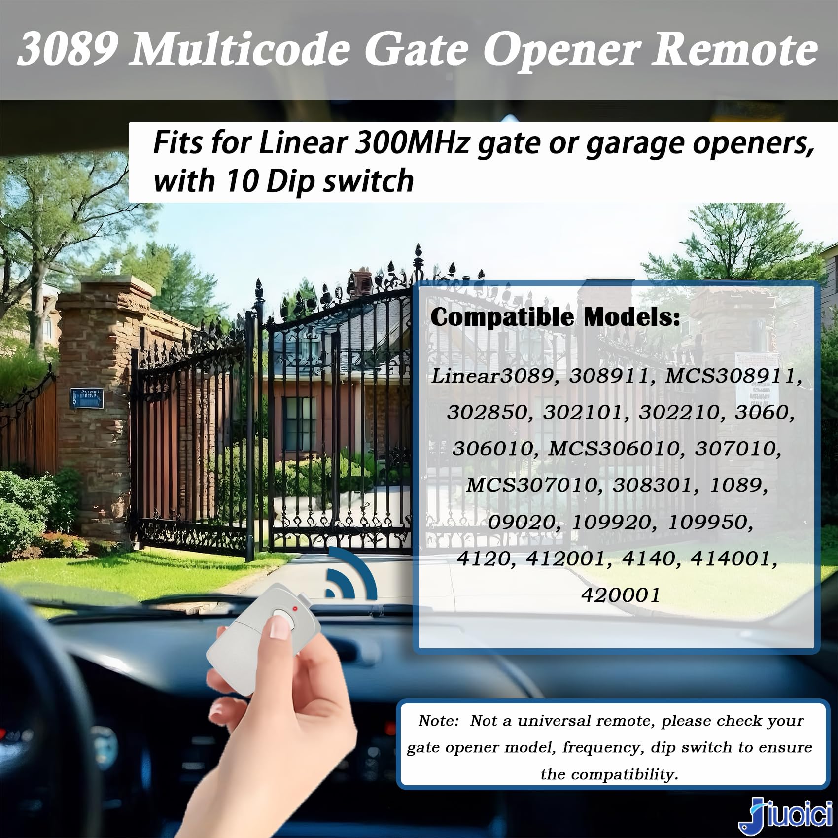 Linear Multicode 3089 2X For Multicode Linear 308911, 10 Dip Switch ...