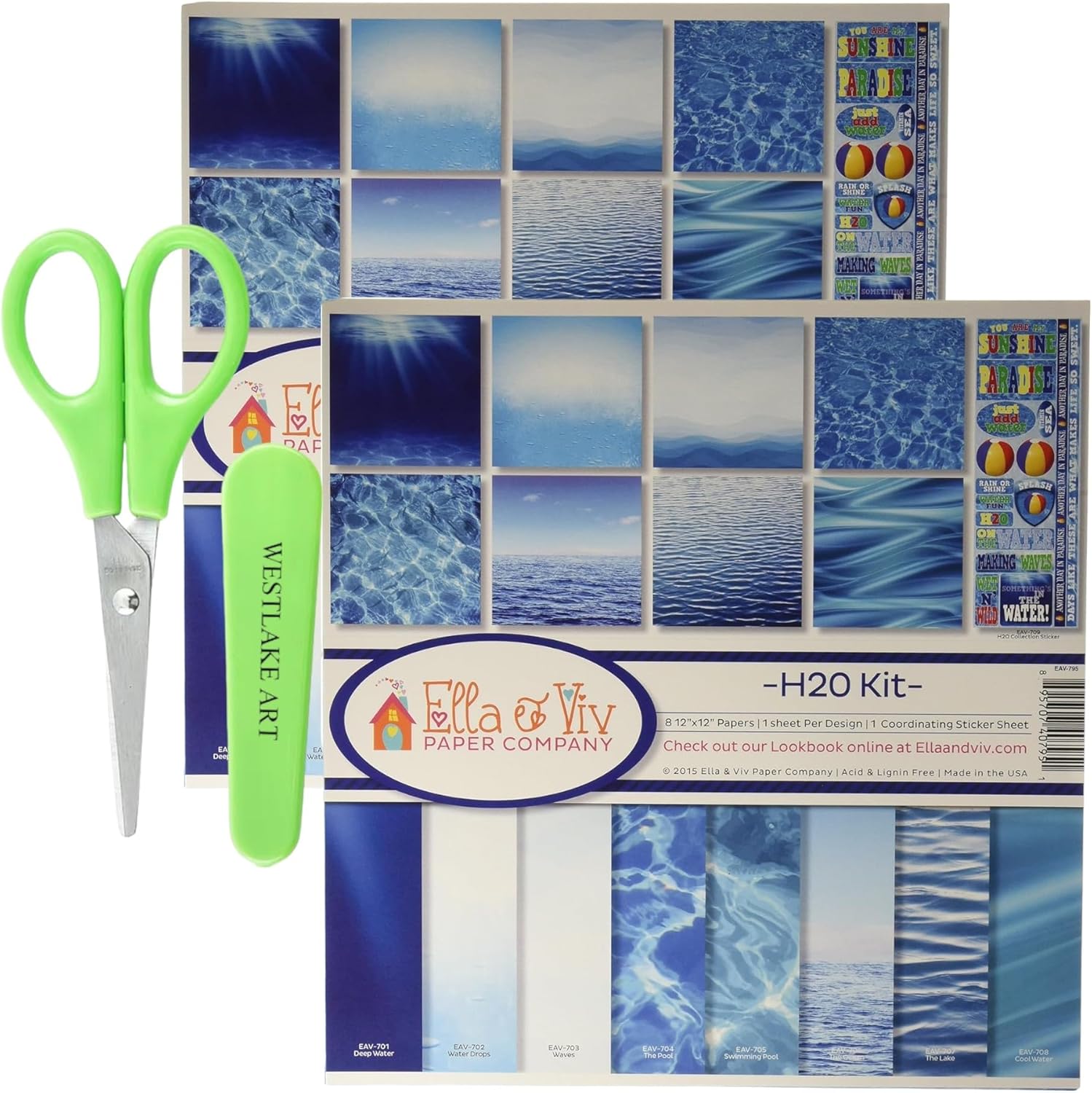 Amazon.com: Design By Reminisce Eav-795 H2O Recollections Cardstock ...