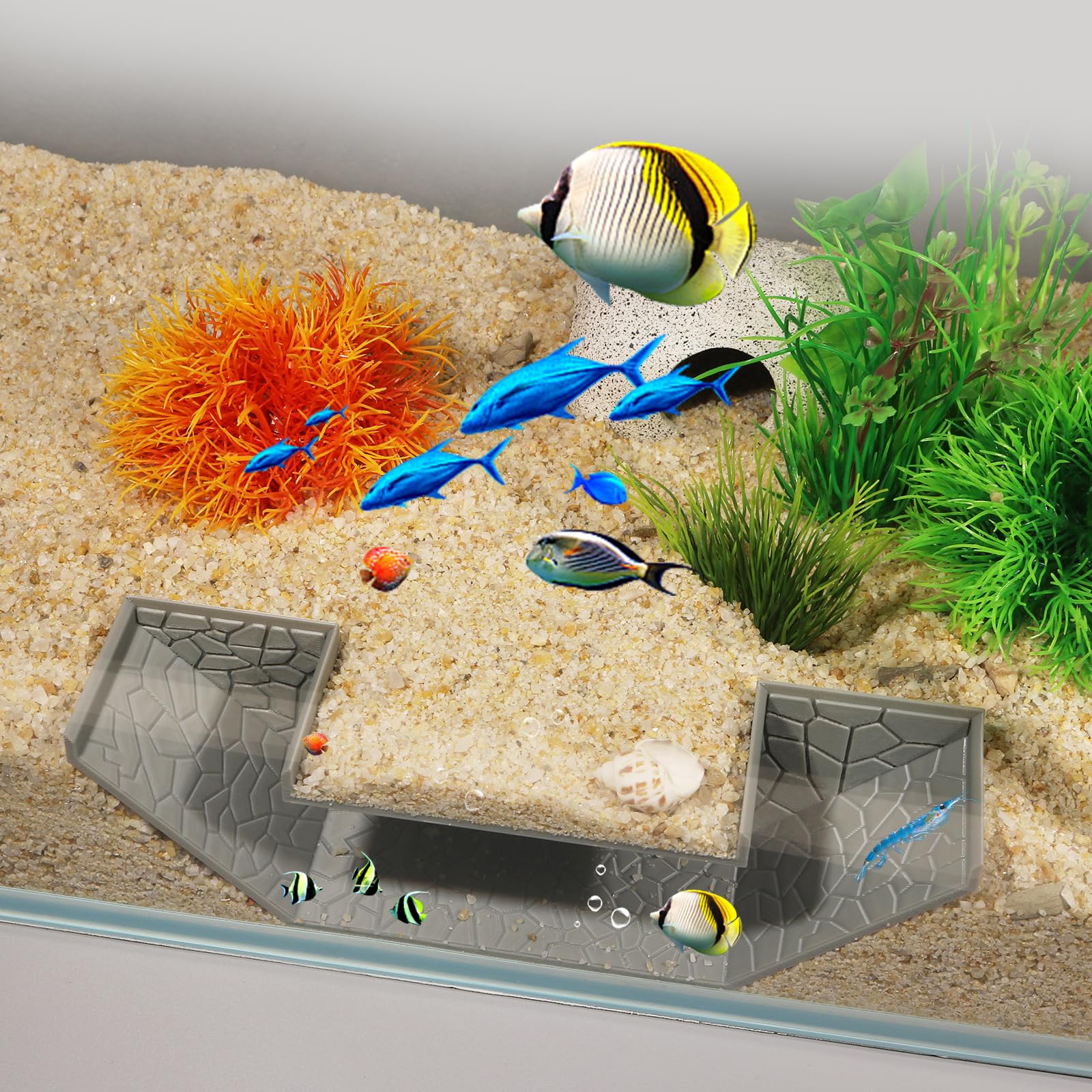 Snapklik.com : LingoFoto Aquarium Undergravel Fish Tunnel Hide Cave ...