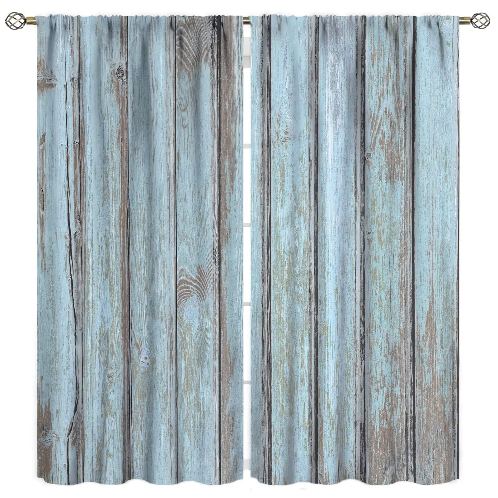 Amazon.com: JESTRONRY Vintage Style Kitchen Curtains,Rustic Country ...