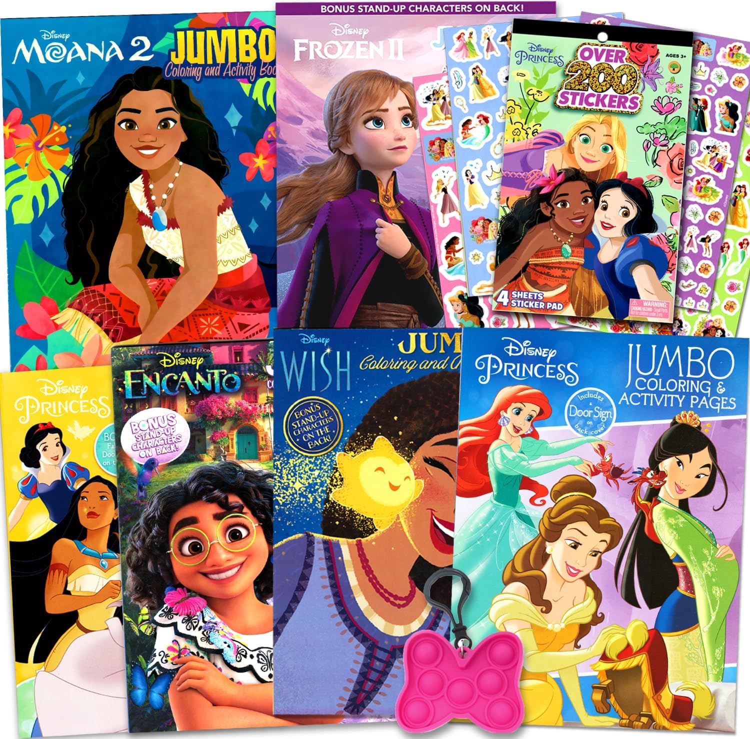 Amazon.com: Crayola Disney Jr. Coloring Book (288 Pages), Includes ...