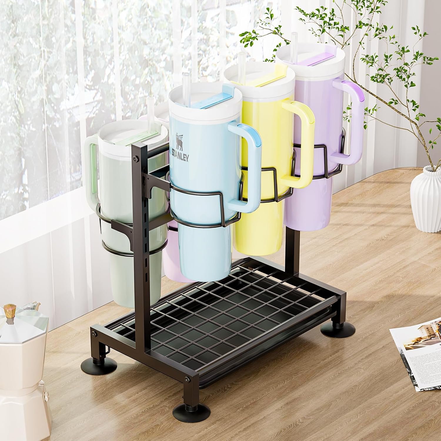 Amazon.com - BXINREDA Tumbler Organizer Compatible with Stanley 40 oz ...